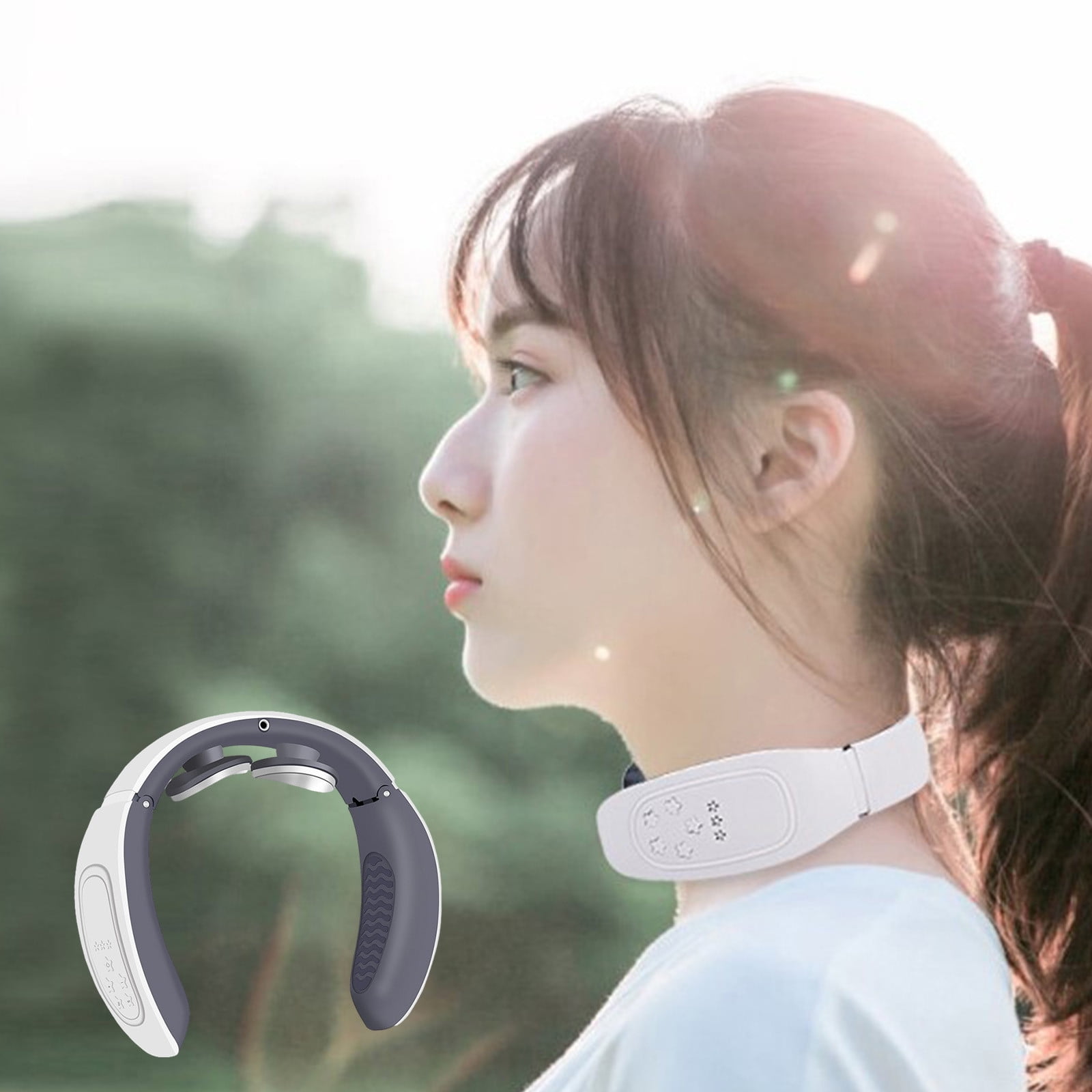 Electric Neck Massager , intelligent Neck Massager with Heat,15 ...