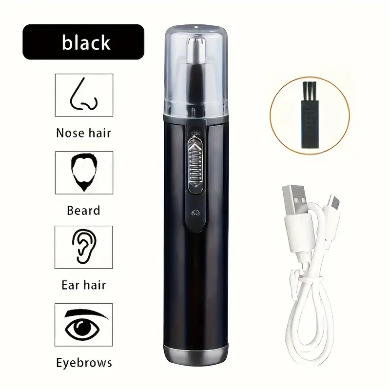 Electric Nose And Ear Hair Trimmer, Eyebrow Shaver, Nose Hair Remover ...