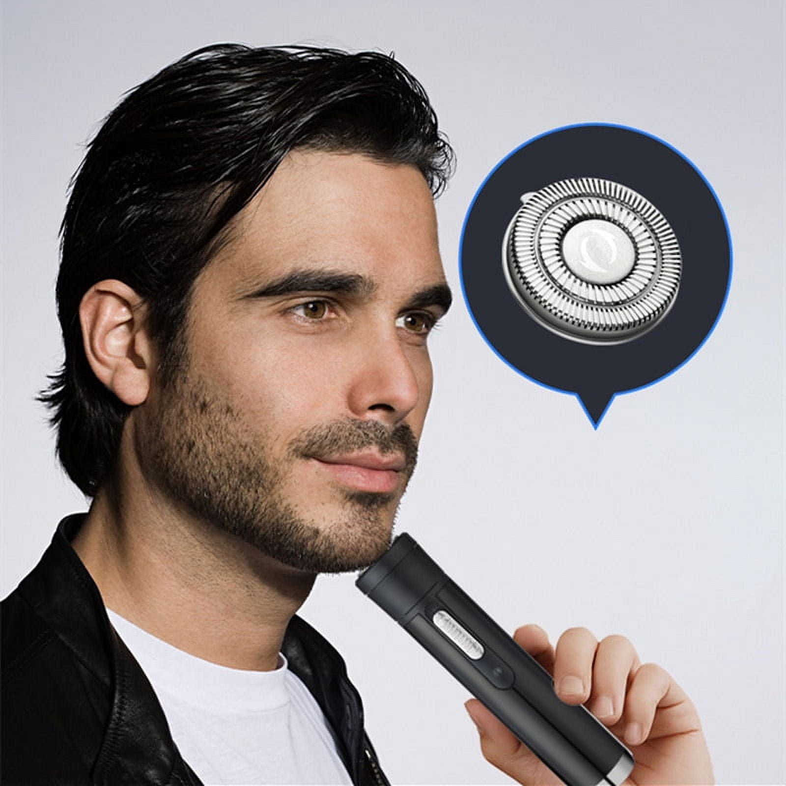 Electric Nose Hair Trimmer Full Metal Aluminum Tube Body USB ...