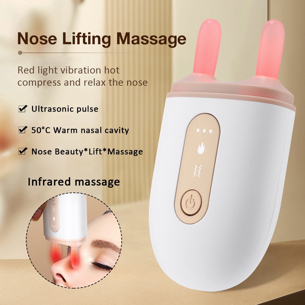 Electric Nose Pad Massage, Multi-functional Vibration Hot Compress ...