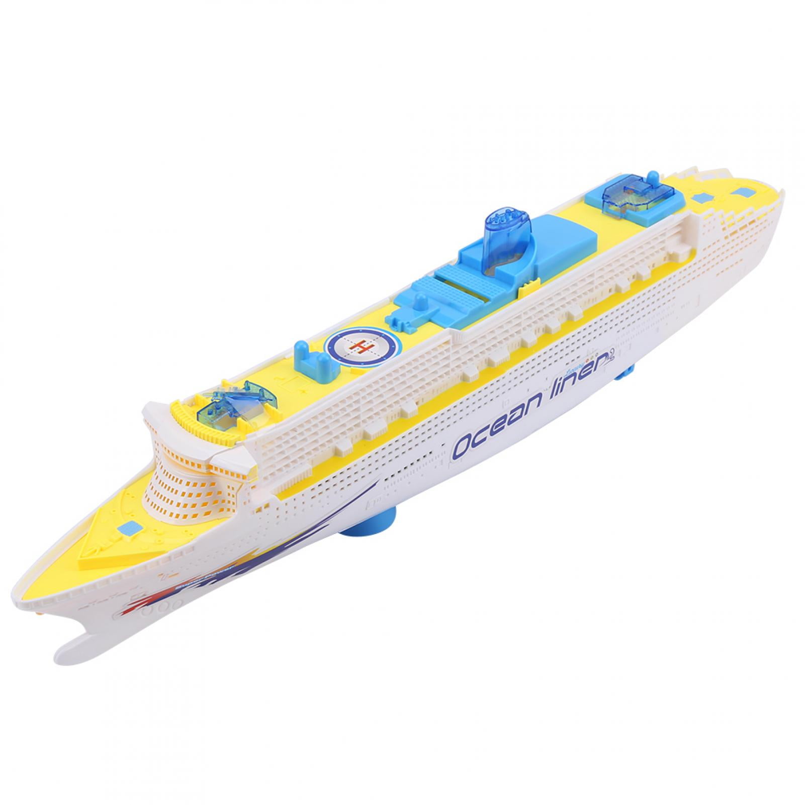Electric Ocean Liner Cruise Ship Flashing LED Light Kids Educational ...