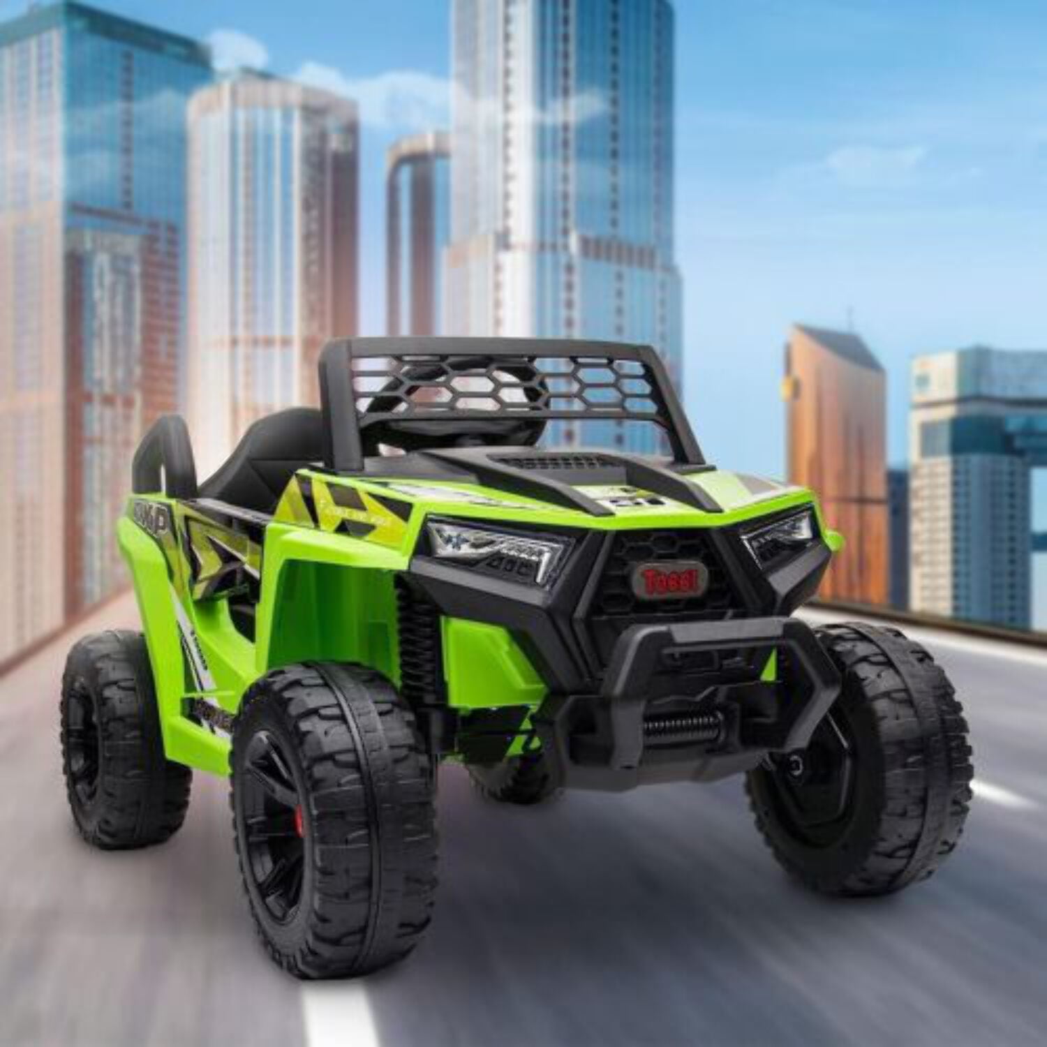 Electric Off-Road UTV Truck for Kids: 12V Ride-On with Forward and ...