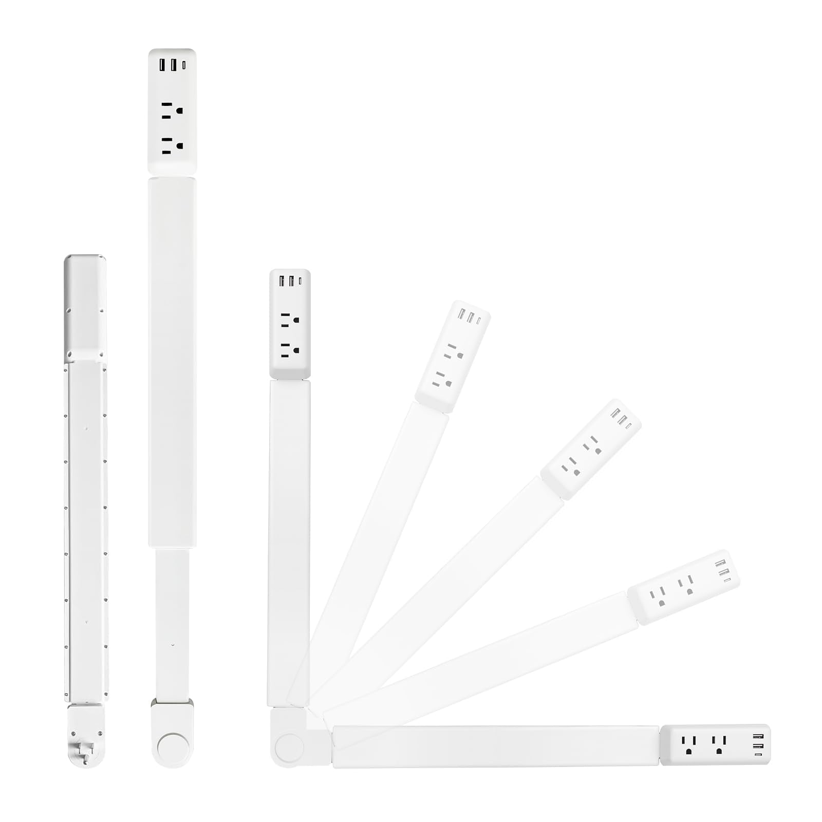 Electric Outlet Extender,Outlet Extender Stick,Retractable Power Strip ...