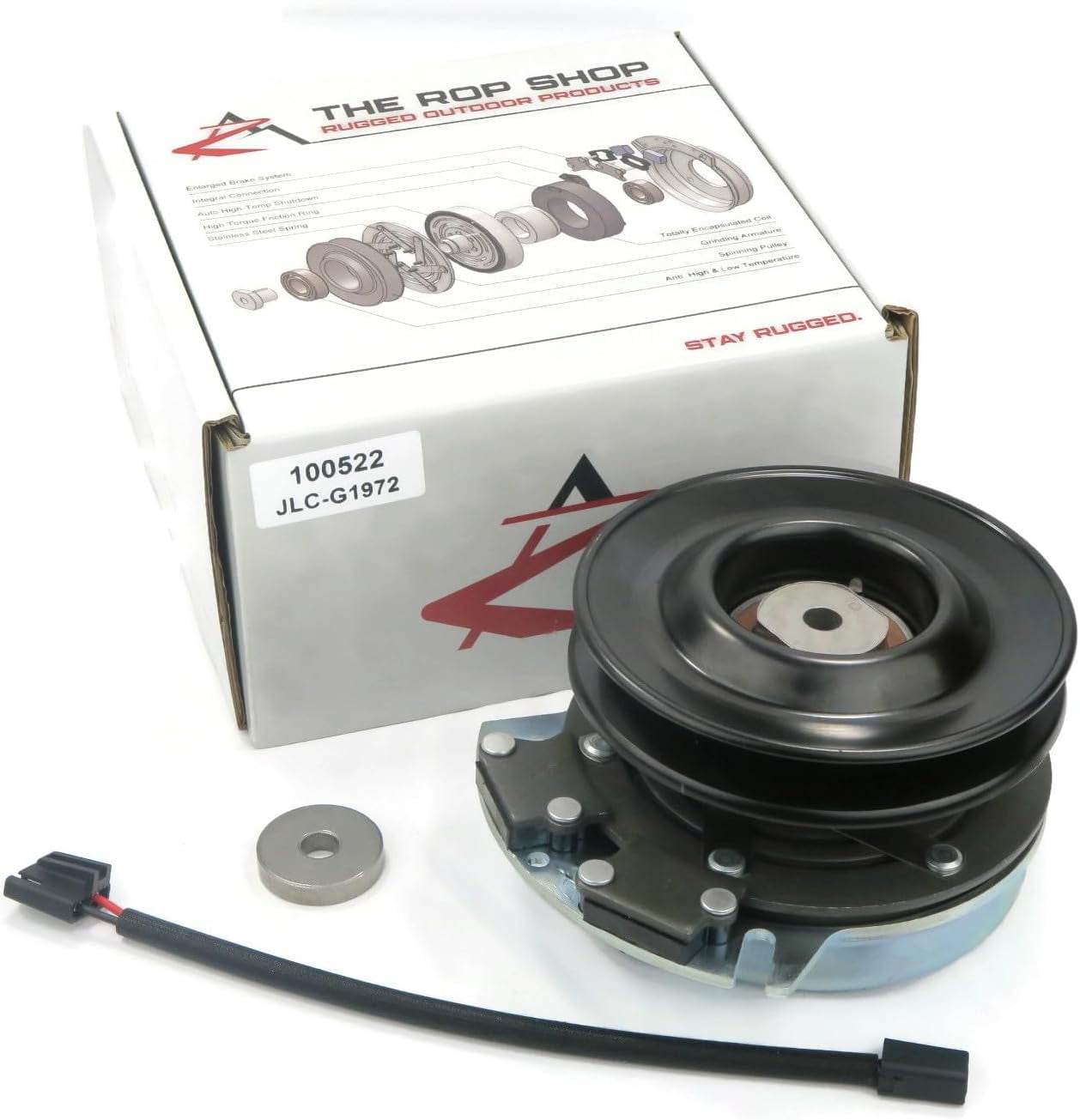 Electric PTO Clutch Replaces Warner 5219-107, 5219107 - Lawn Mower ...