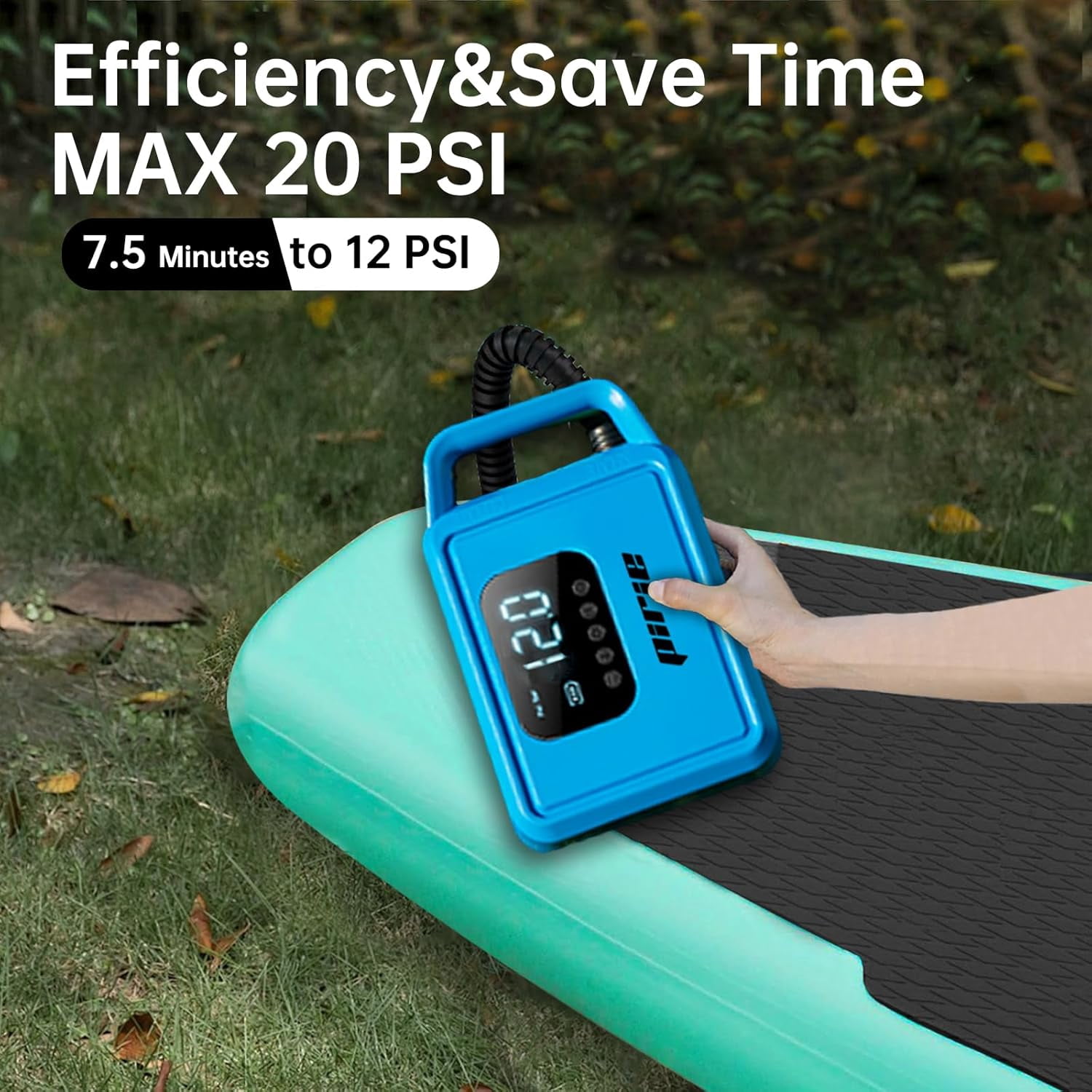 Electric Paddle Board Pump,with Auto-Off Intelligent Dual-Stage ...