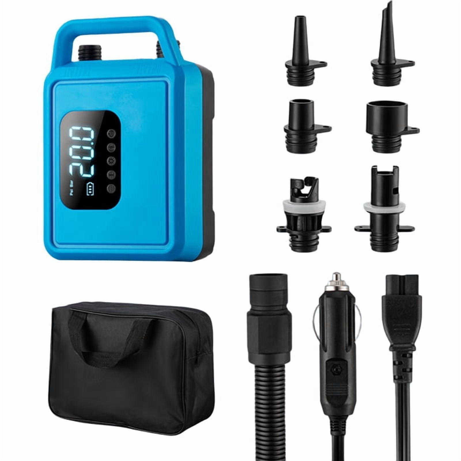 Electric Paddle Board Pump with LED Display Auto-Off Intelligent Dual ...