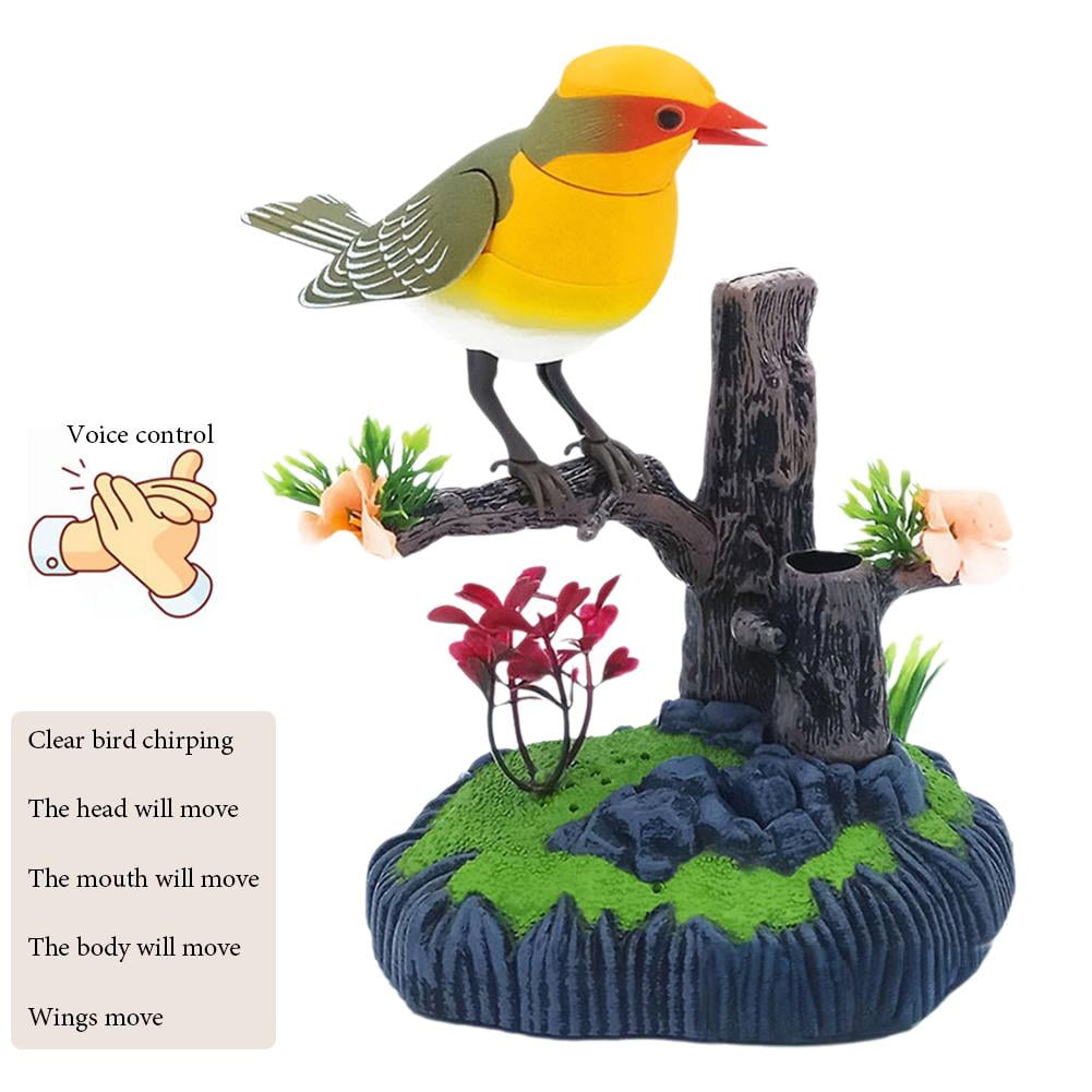 Electric Parrots Voice Control Talking ParrotsOffice Battery-Operated ...
