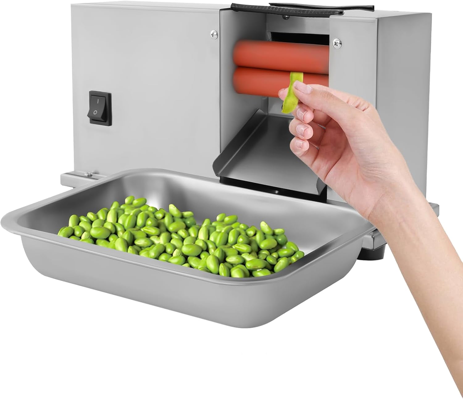 Electric Pea Sheller Machine, 100-240V Semi-automatic Pea Bean Sheller ...
