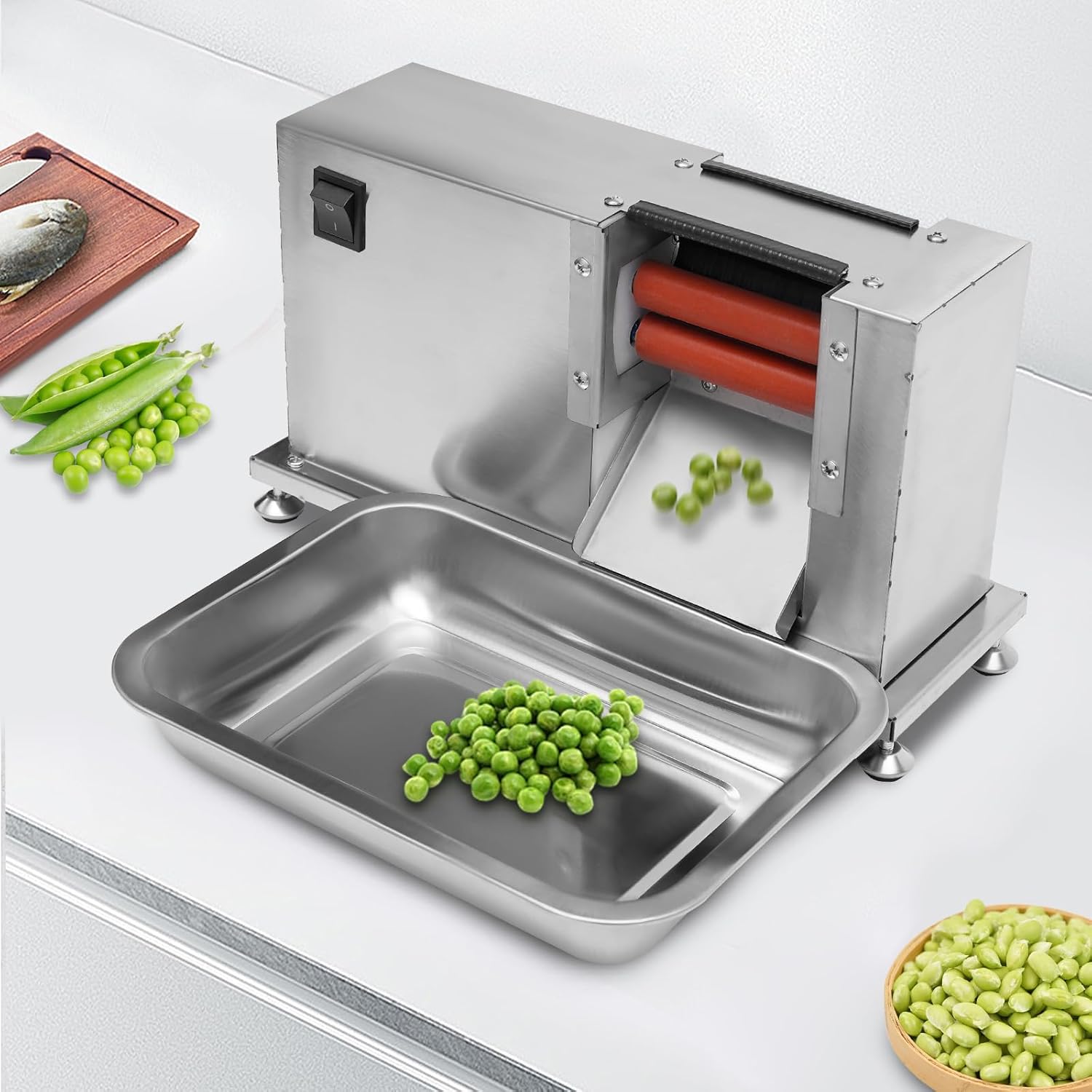 Electric Pea Sheller Machine,100V 20W Semi-automatic Pea Bean Sheller ...