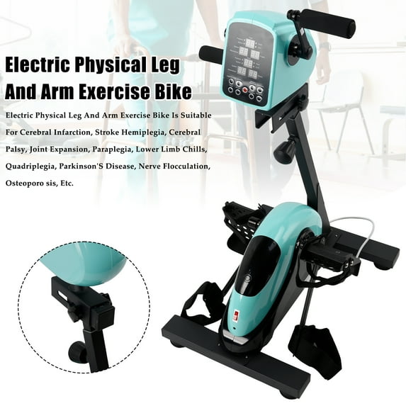 Electric Pedal Exerciser for Seniors, Upper & Lower Limb Rehabilitation Trainer, Active ...