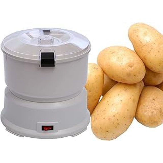 Electric Peeler, 2-in-1 Automatic Peeling Machine, Peeling & Drying ...