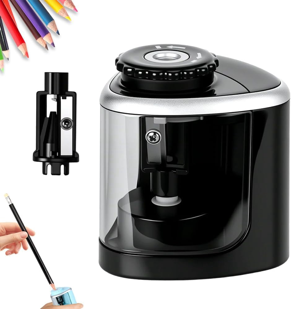 Electric Pencil Sharpener, 2026 New Automatic Pencil Sharpeners High ...