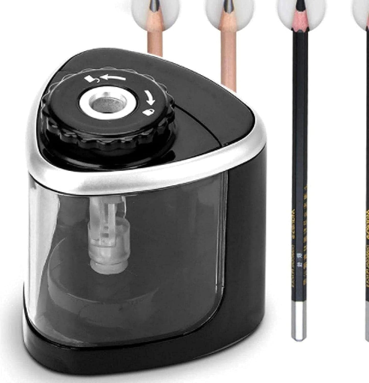 Electric Pencil Sharpener - Automatic,Desktop Office Stationery Tool ...
