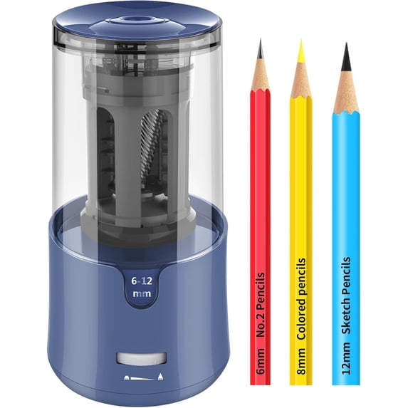 Electric Pencil Sharpener - Automatic Stop, Ultra-Sharp and Fast, Plug ...