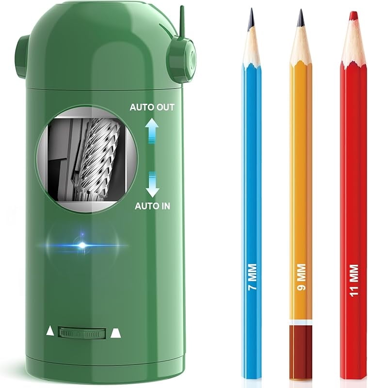 Electric Pencil Sharpener for Colored Pencils, Fully Automatic Robot ...