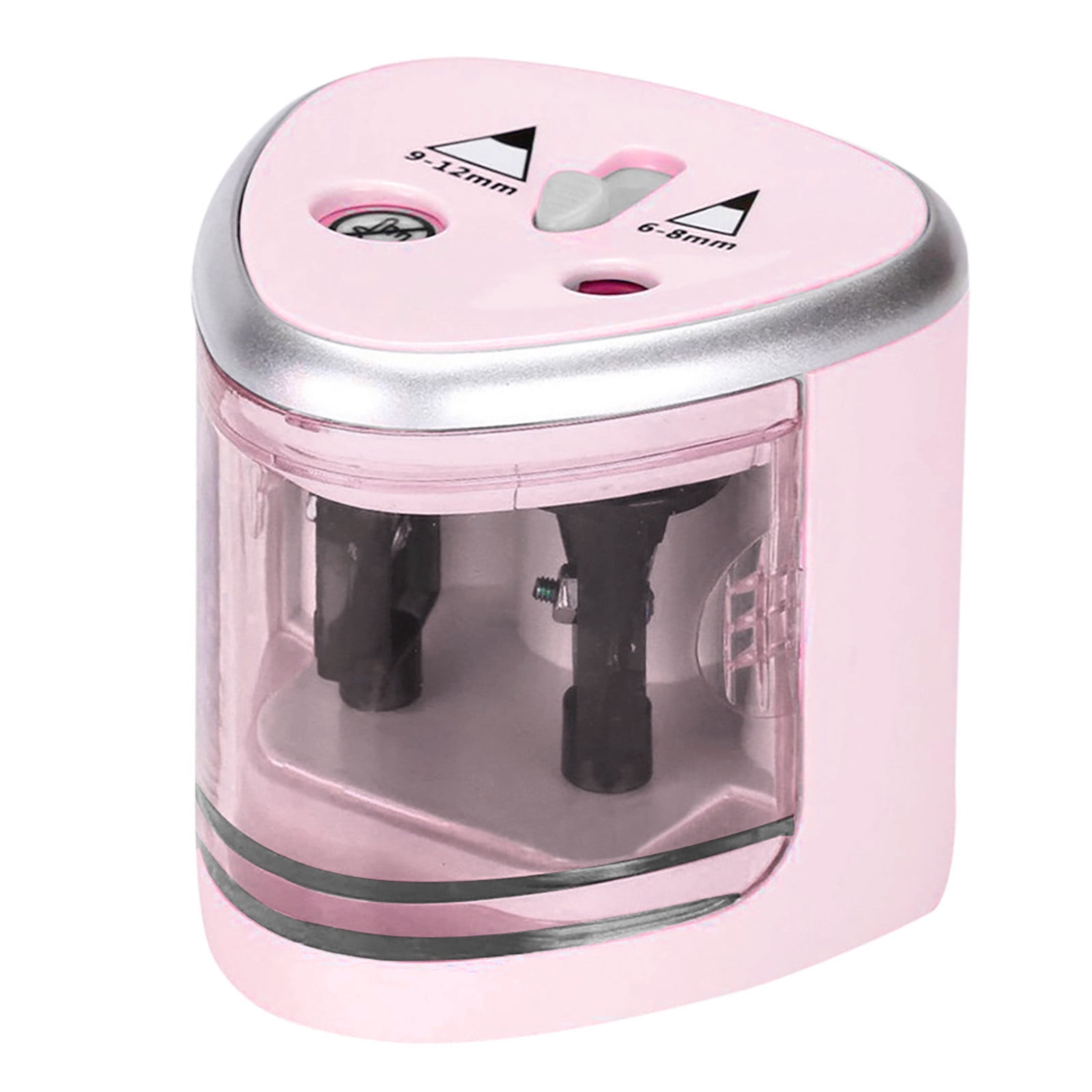 Electric Pencil Sharpener Double Hole Portable Pencil Sharpener Battery Operated