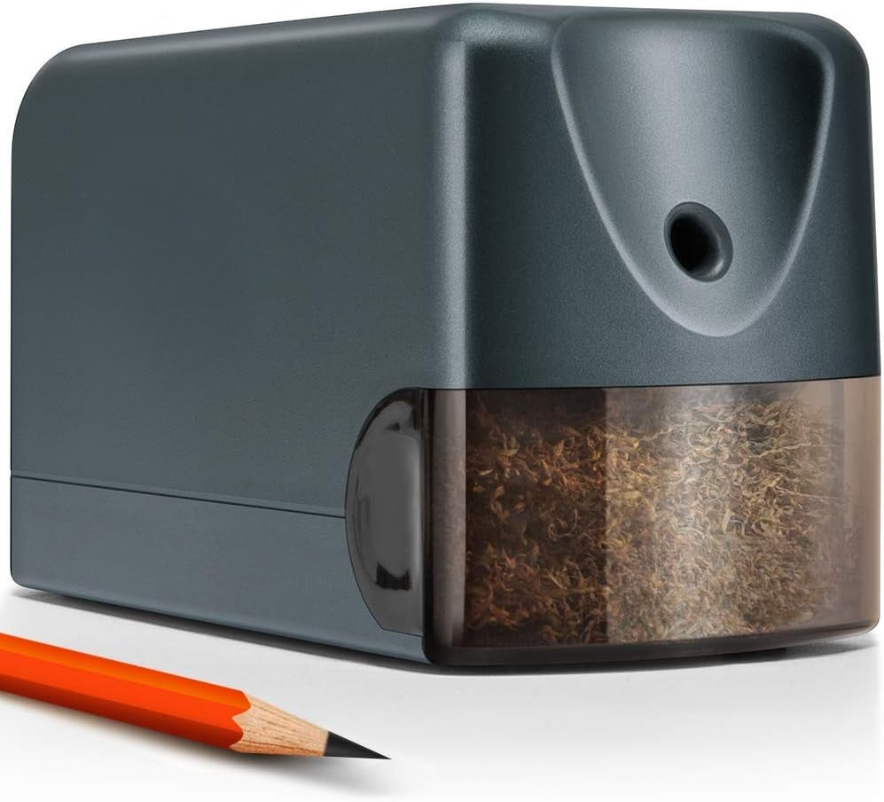 Electric Pencil Sharpener, Heavy Duty Classroom Pencil Sharpener for 6. ...