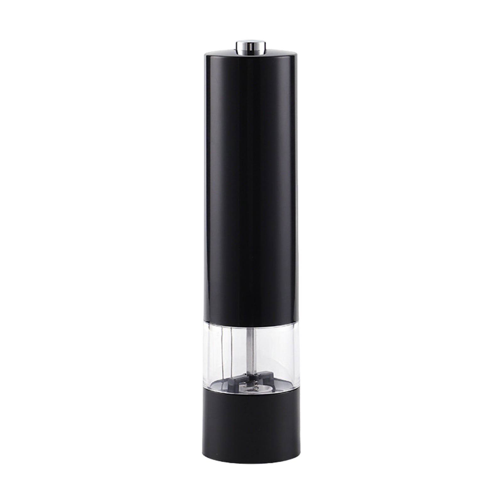 Electric Pepper Mill Adjustable Grinding Knob LED Light Single-button ...