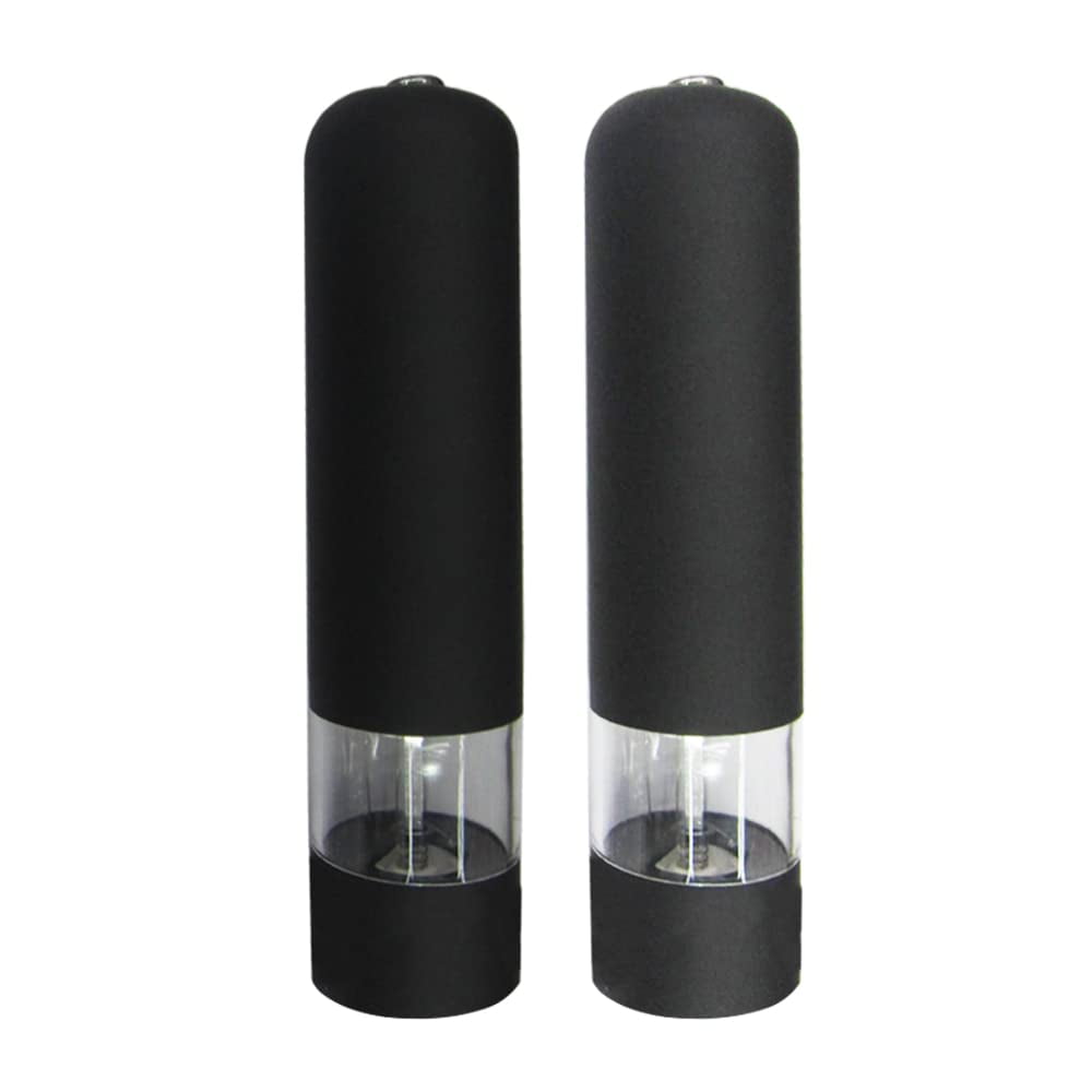 Electric Pepper and Salt Grinder, Battery Powered Peppercorn Grinder ...