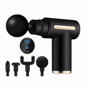 Brookstone Handheld Percussion Body Massager, 4 Vibration Modes, 5 ...