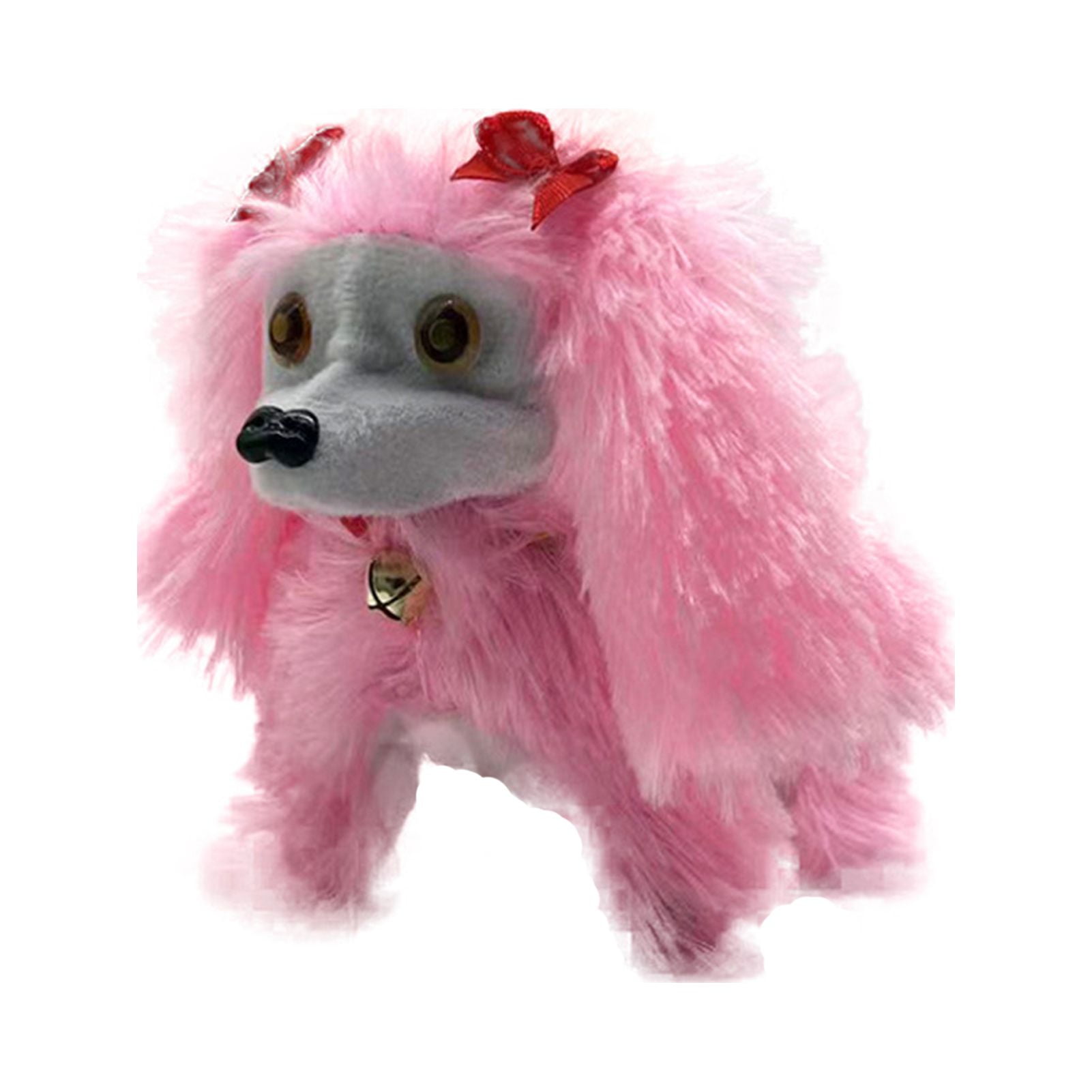 Electric Pet Toy - Barking Walking - Glowing Eyes - Battery-operated ...