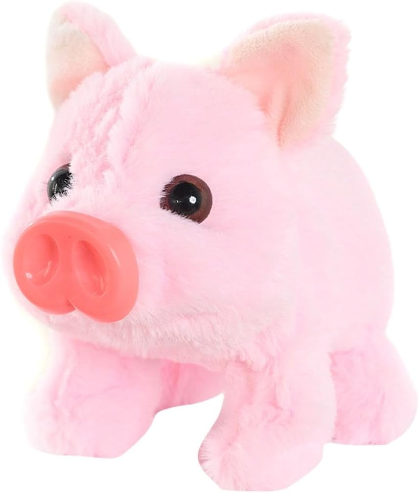 Electric Pig Plush Realistic Toy, 2026 New Interactive Crawling Piglet ...