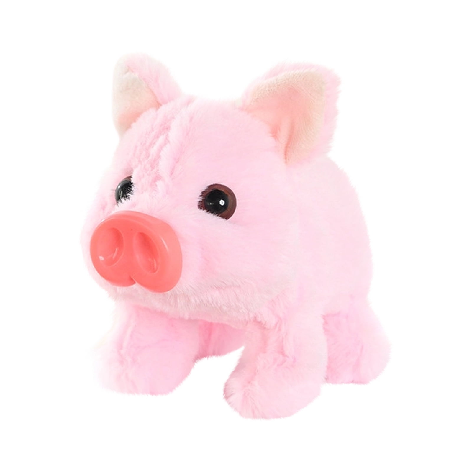 Electric Pig Plush Realistic Toy, Walking Piggy Pet Interactive ...