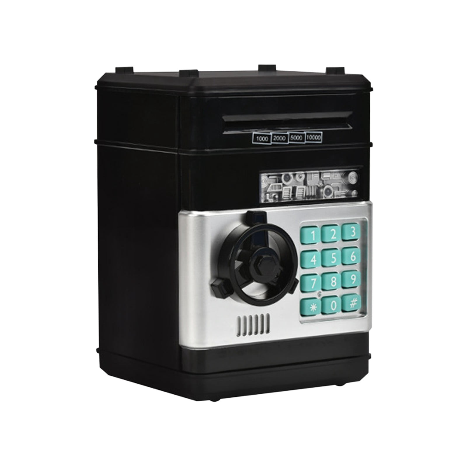 Electric Piggy Bank for Girls - Mini ATM Saving Box with Digital ...