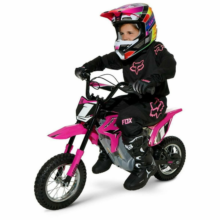 Ride On Toy Cars HPR 350 Dirt Bike 24 V Powered Ride On Toy with Twist Grip Accelerator Walmart