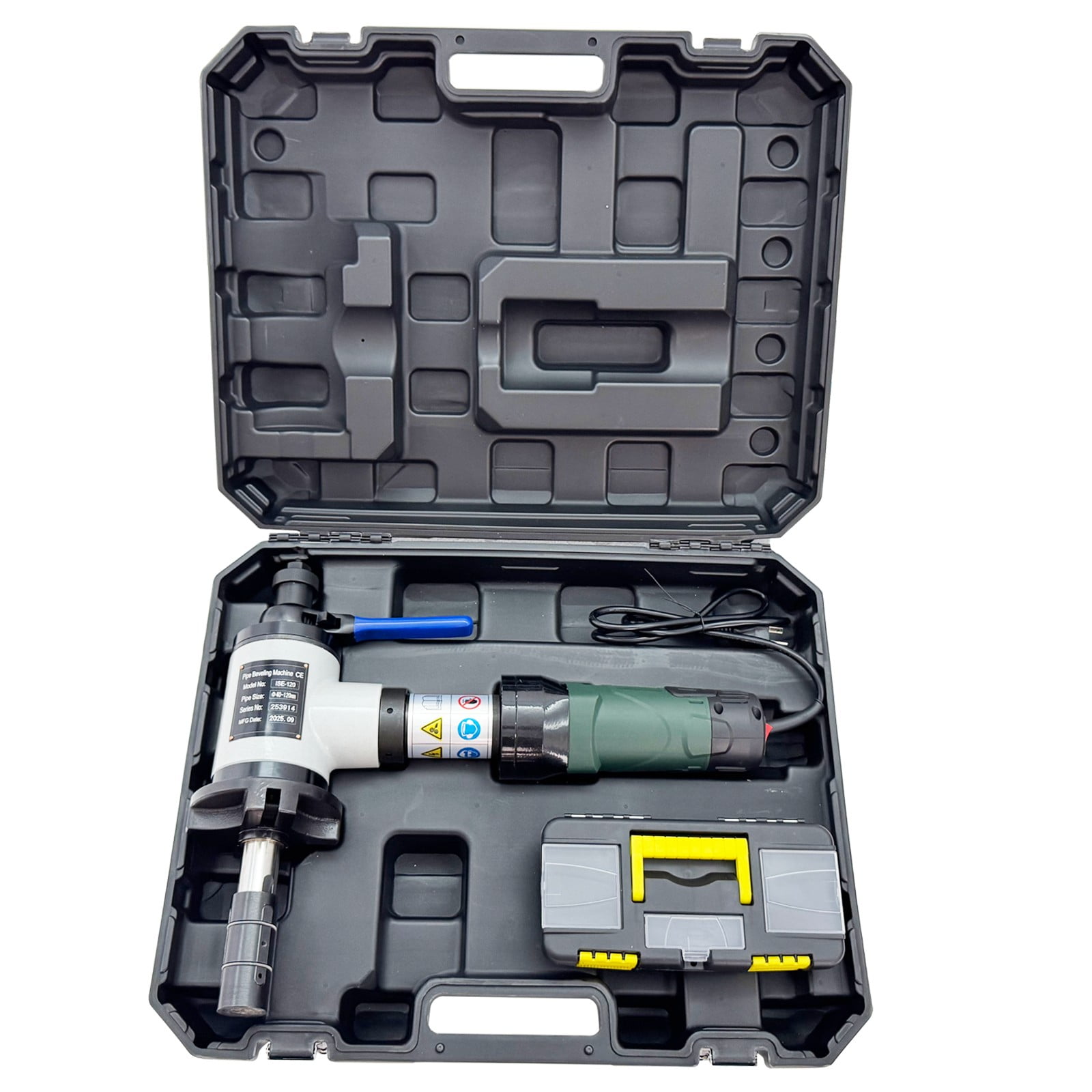 Electric Pipe Bevelling Machine Internal Expanding Type Beveller Pipe ...