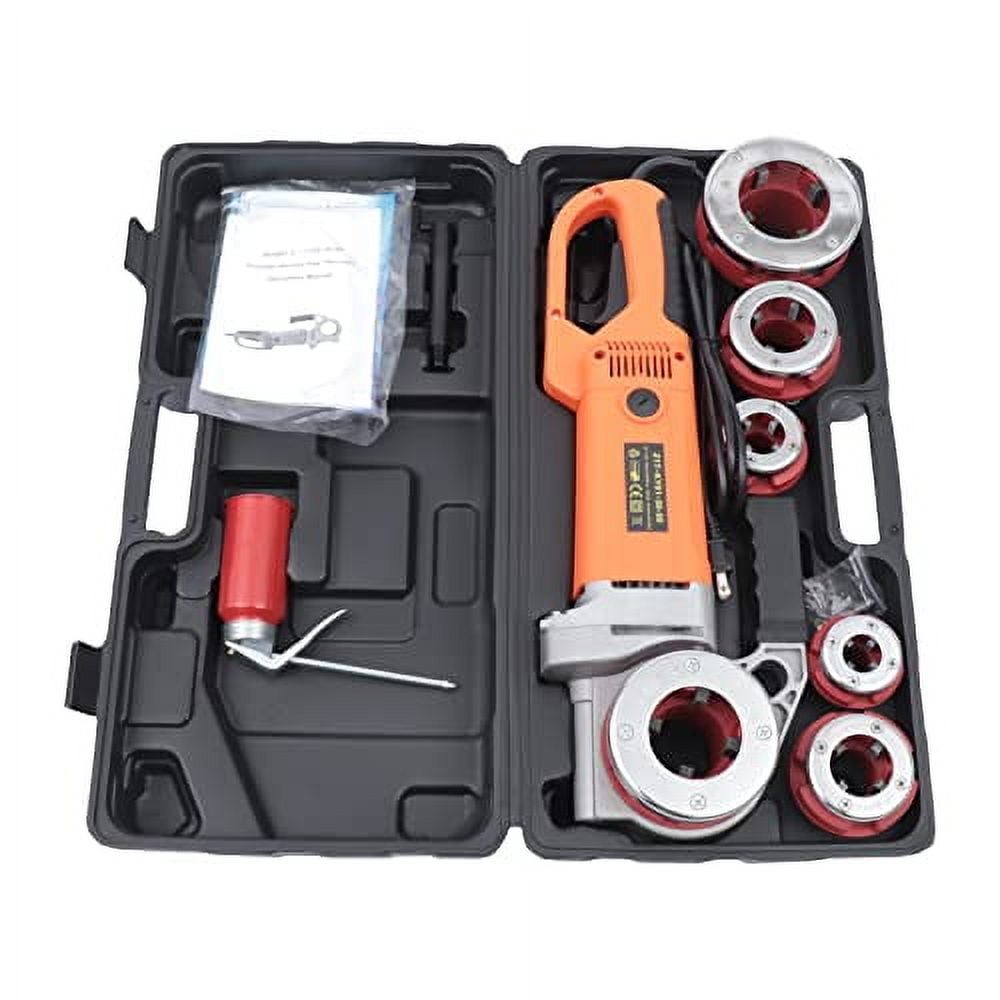Electric Pipe Threader, 2300W Electric Pipe Threading Machine, Hand ...