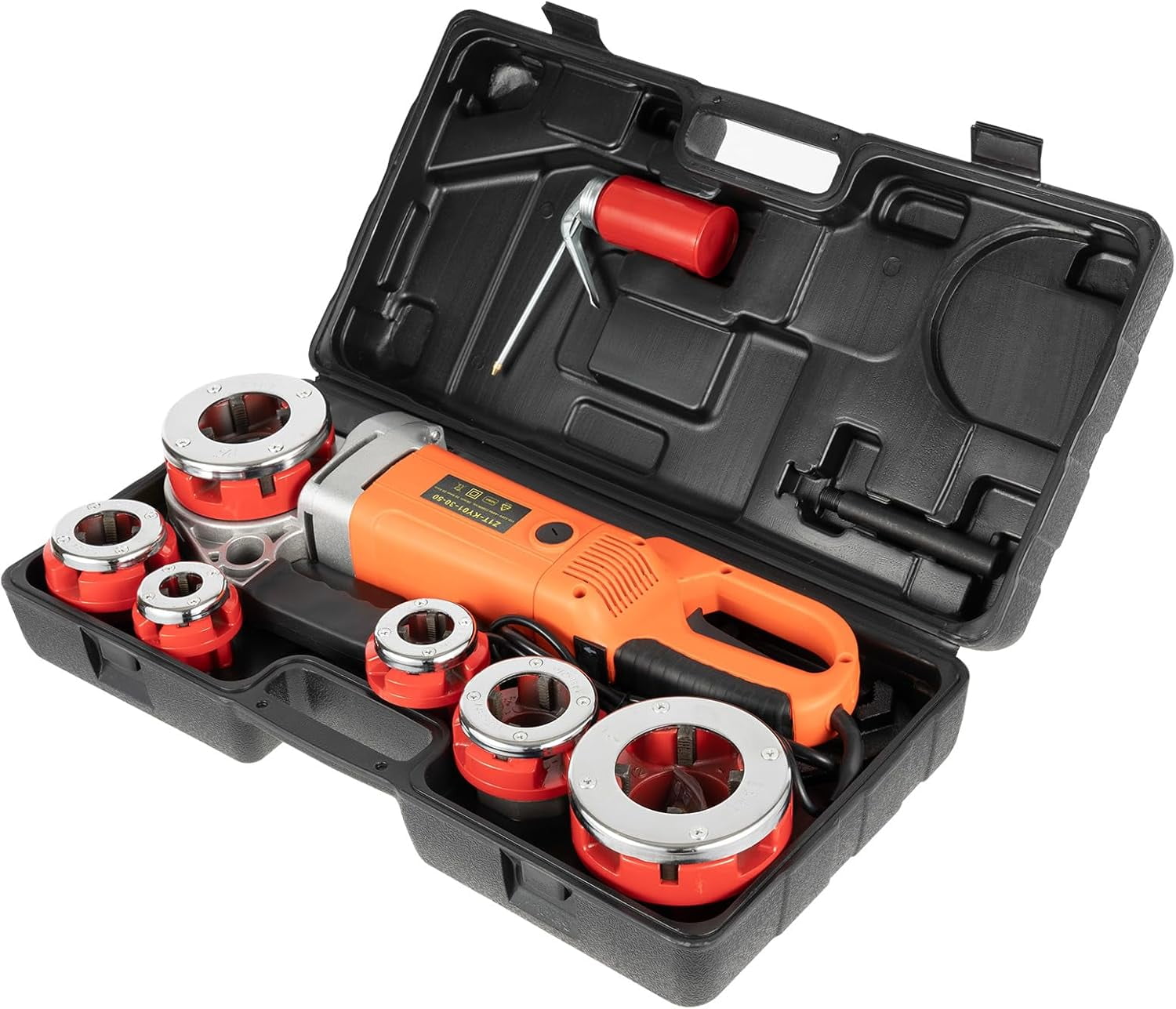 Electric Pipe Threader Kit, 2300W Ratchet Pipe Threader Kit Portable ...