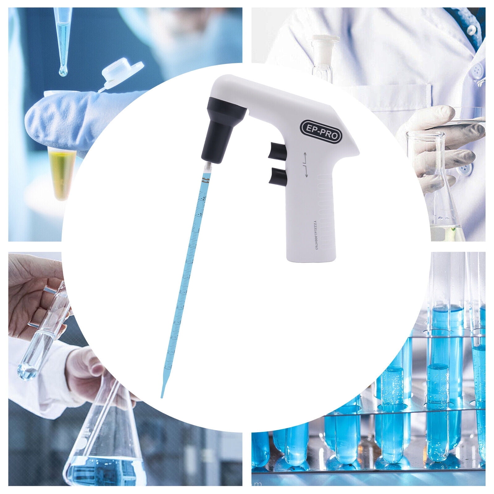 Electric Pipette Controller, Adjustable Speed 0.1-100ml, Plastic ...