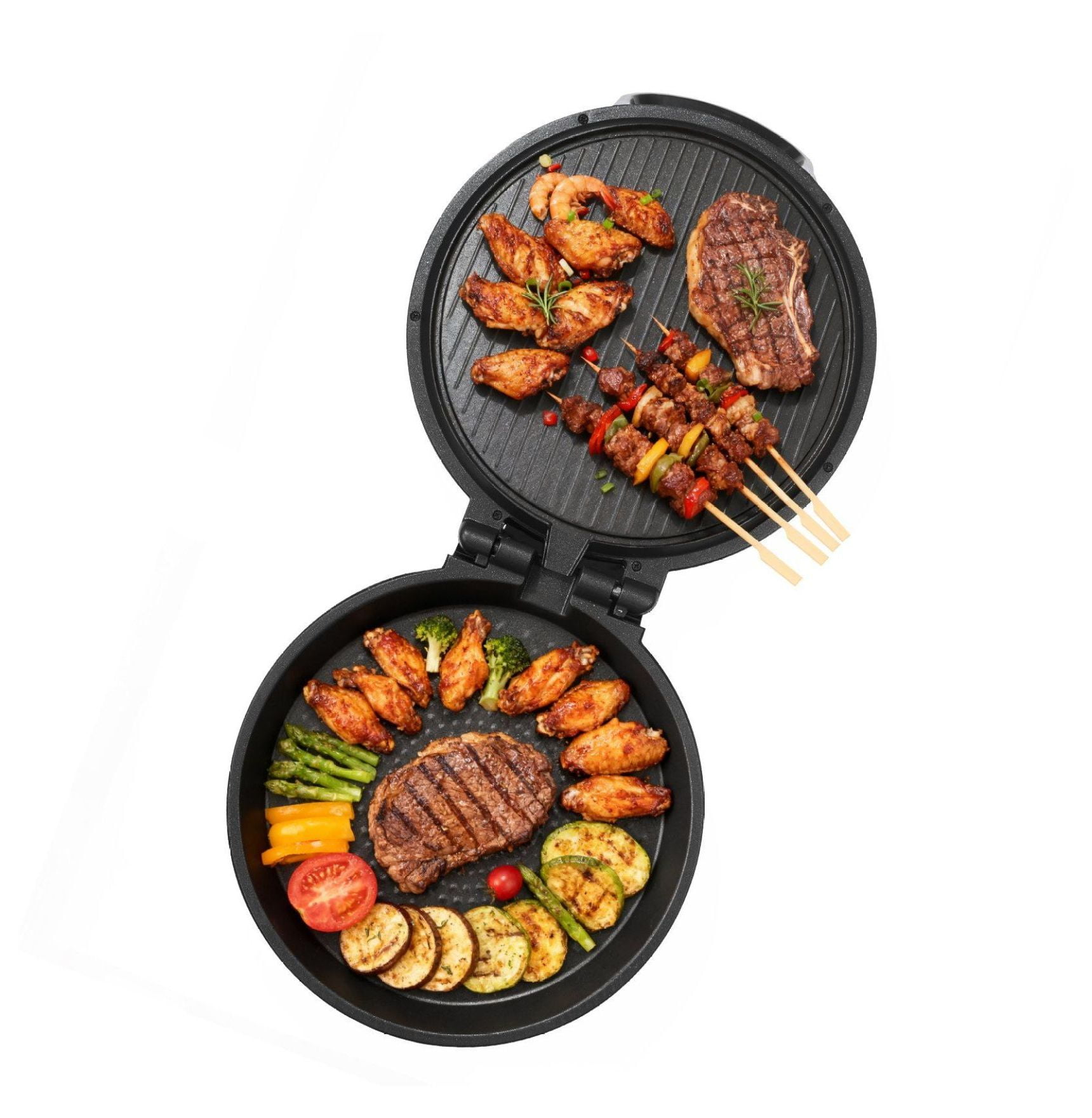 Electric Pizza Oven 12 Inch, 1200W Pizza Maker, 410°F Fast Baking, Non ...