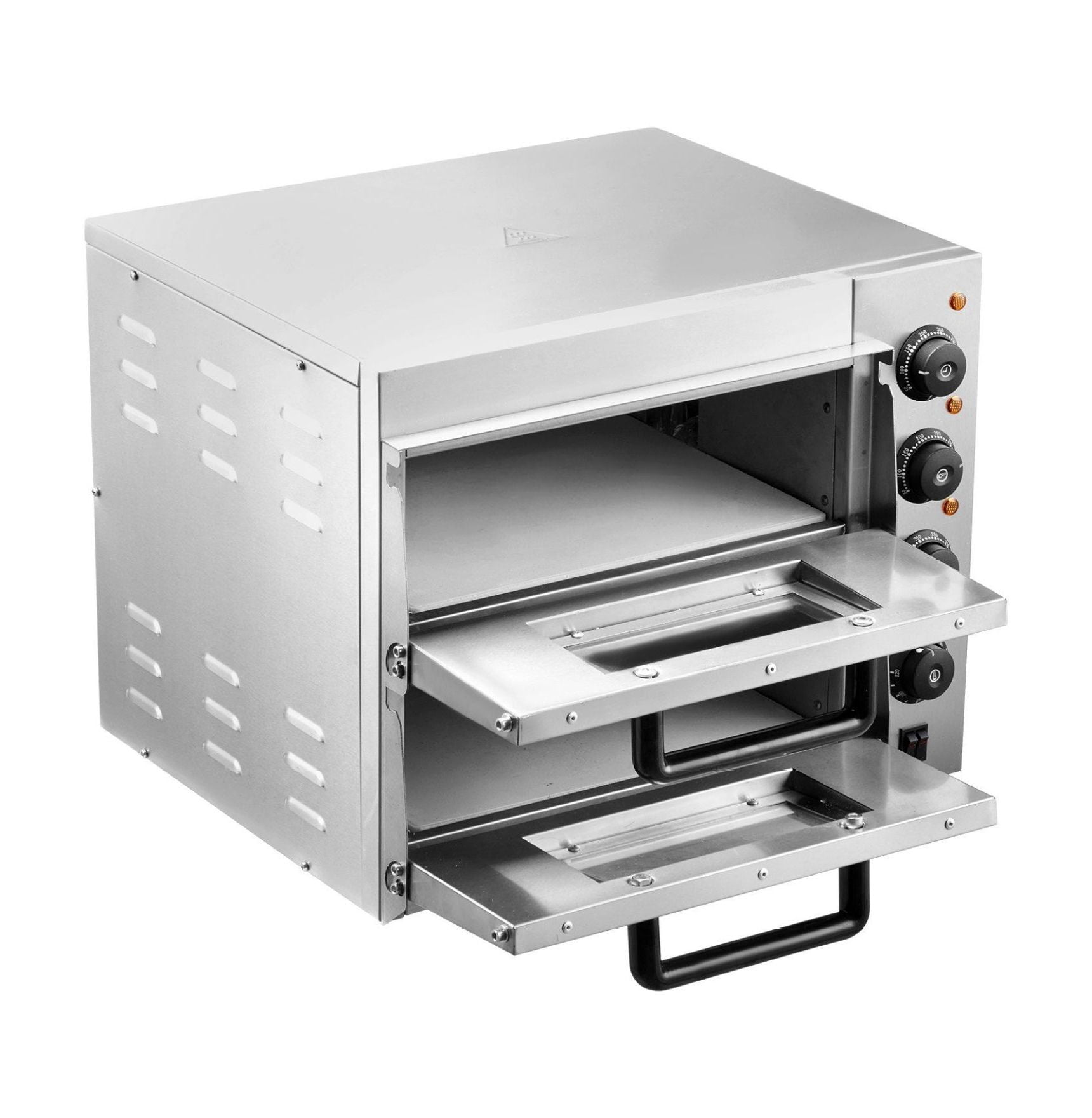 Electric Pizza Oven Countertop, 14 Inch Pizza Maker, Stainless Steel ...