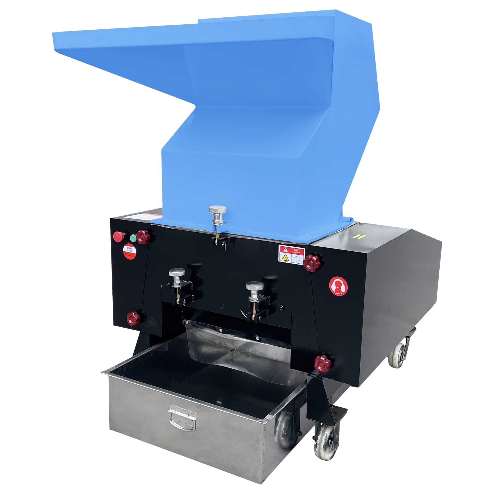 Electric Plastic Shredder 500 Type Three-Phase 220V 11KW Blue - Walmart.com