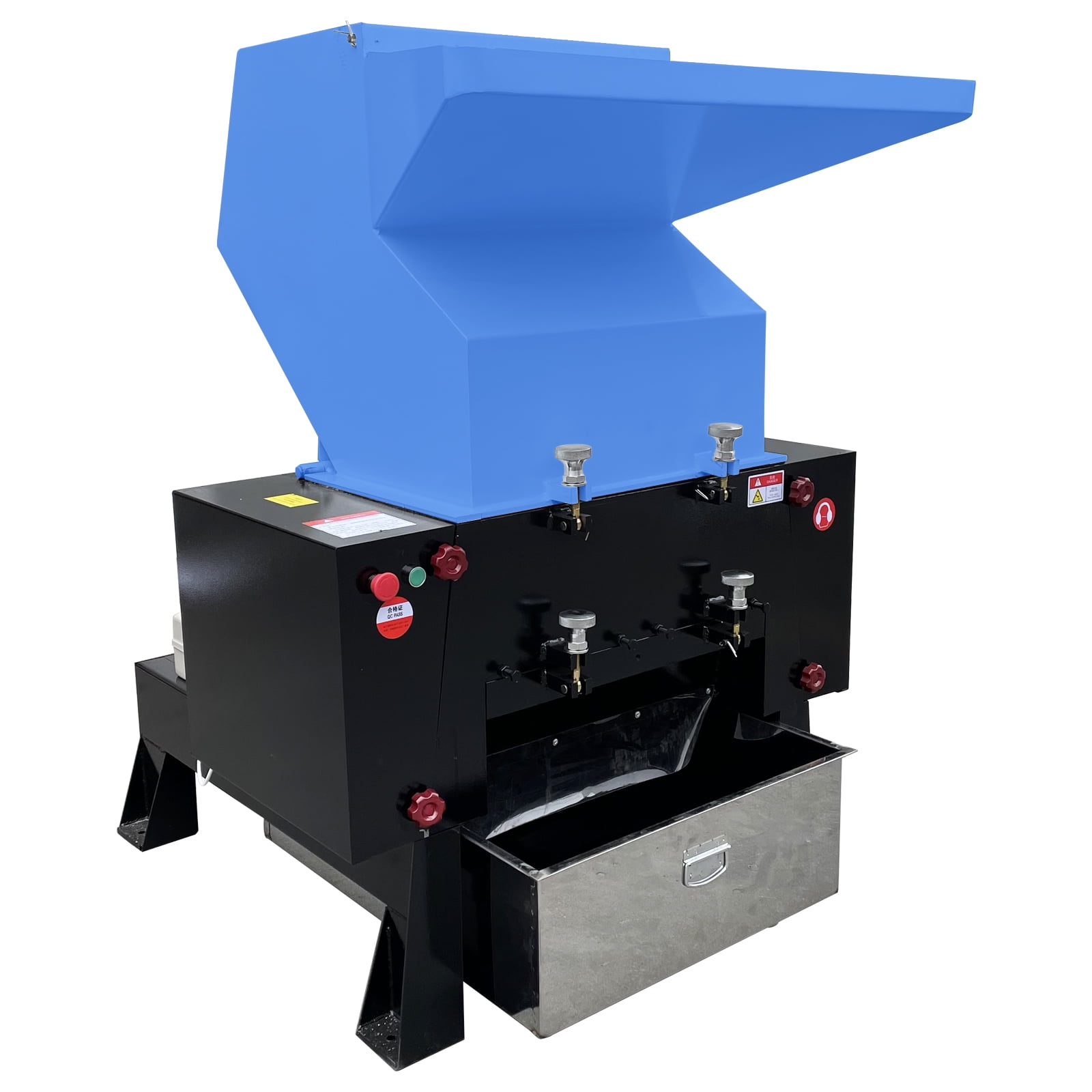 Electric Plastic Shredder 600 Type Three-Phase 220V 15KW Blue - Walmart.com
