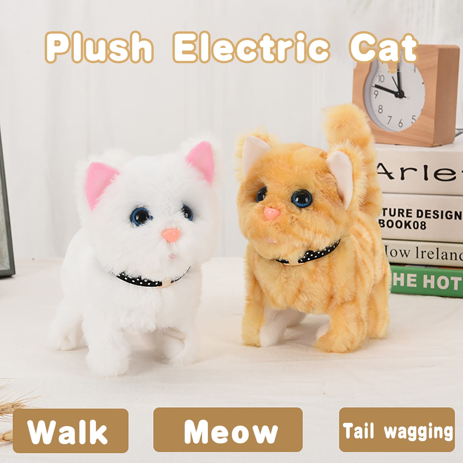 Electric Plush Cat - Cognitive Interactive Fine Workmanship Barking ...