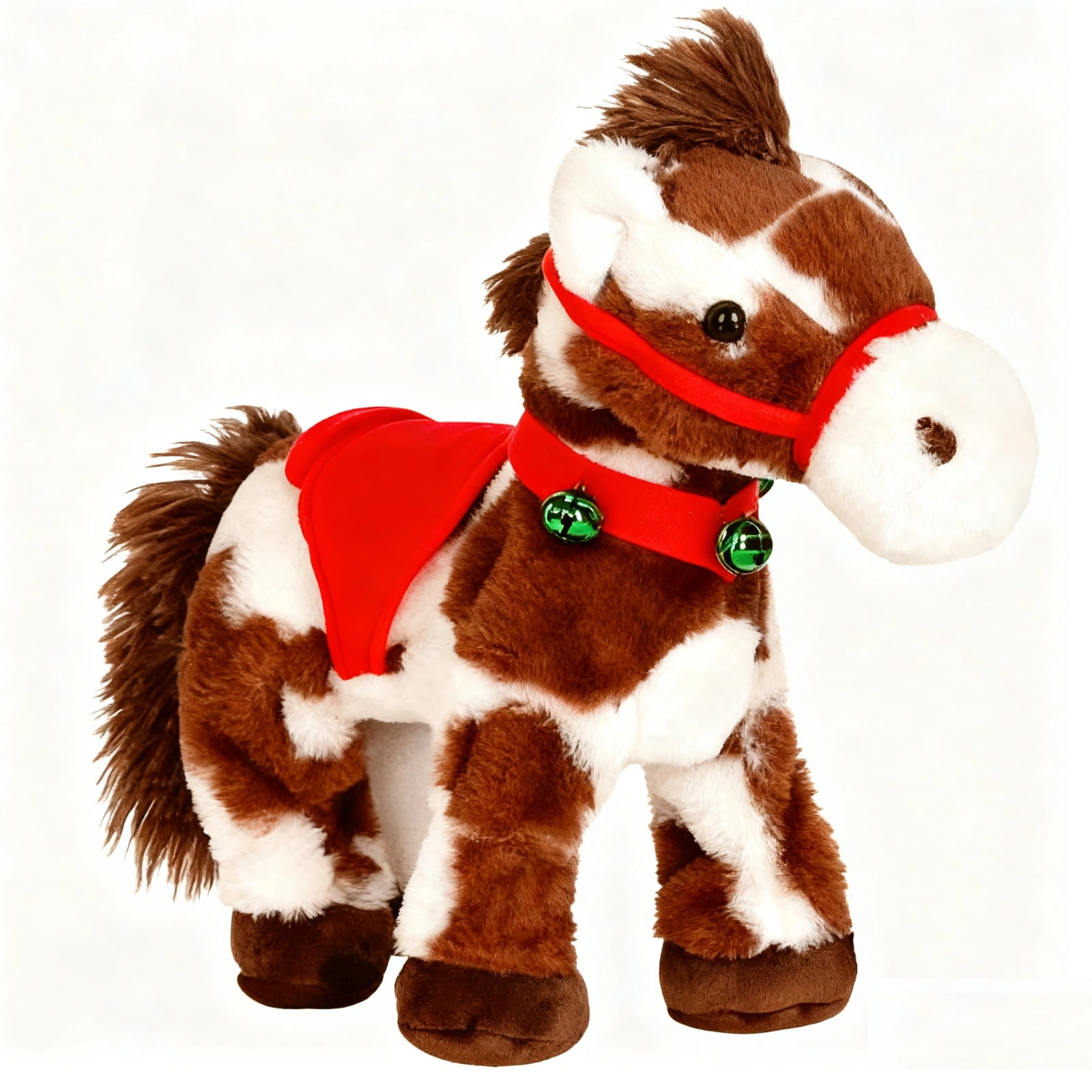 Electric Plush Horse Toy Spotted, Interactive Walking Pony with Sound ...