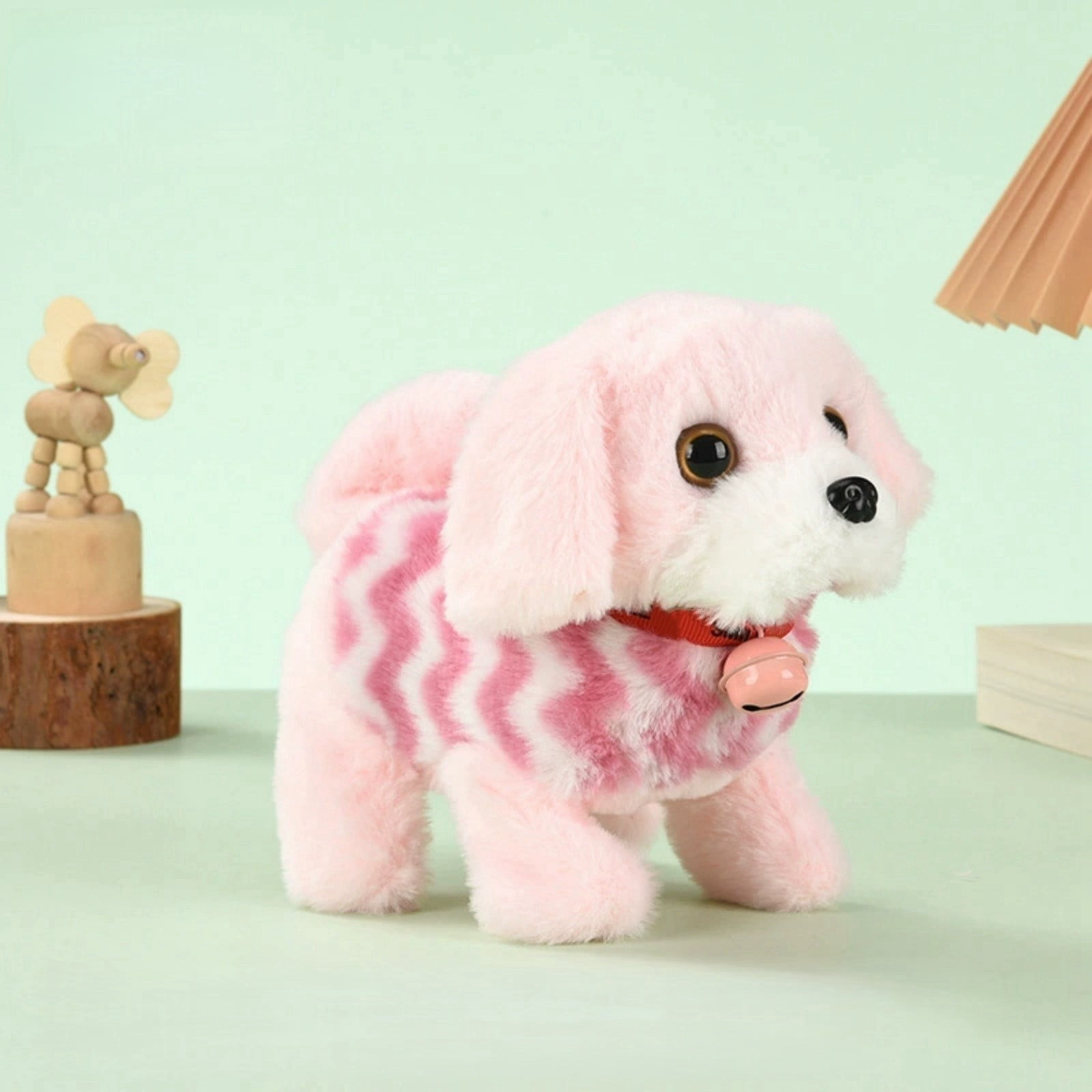 Electric Plush Puppy Toy Smart Realistic Robot Puppy Dog Acts Like A ...
