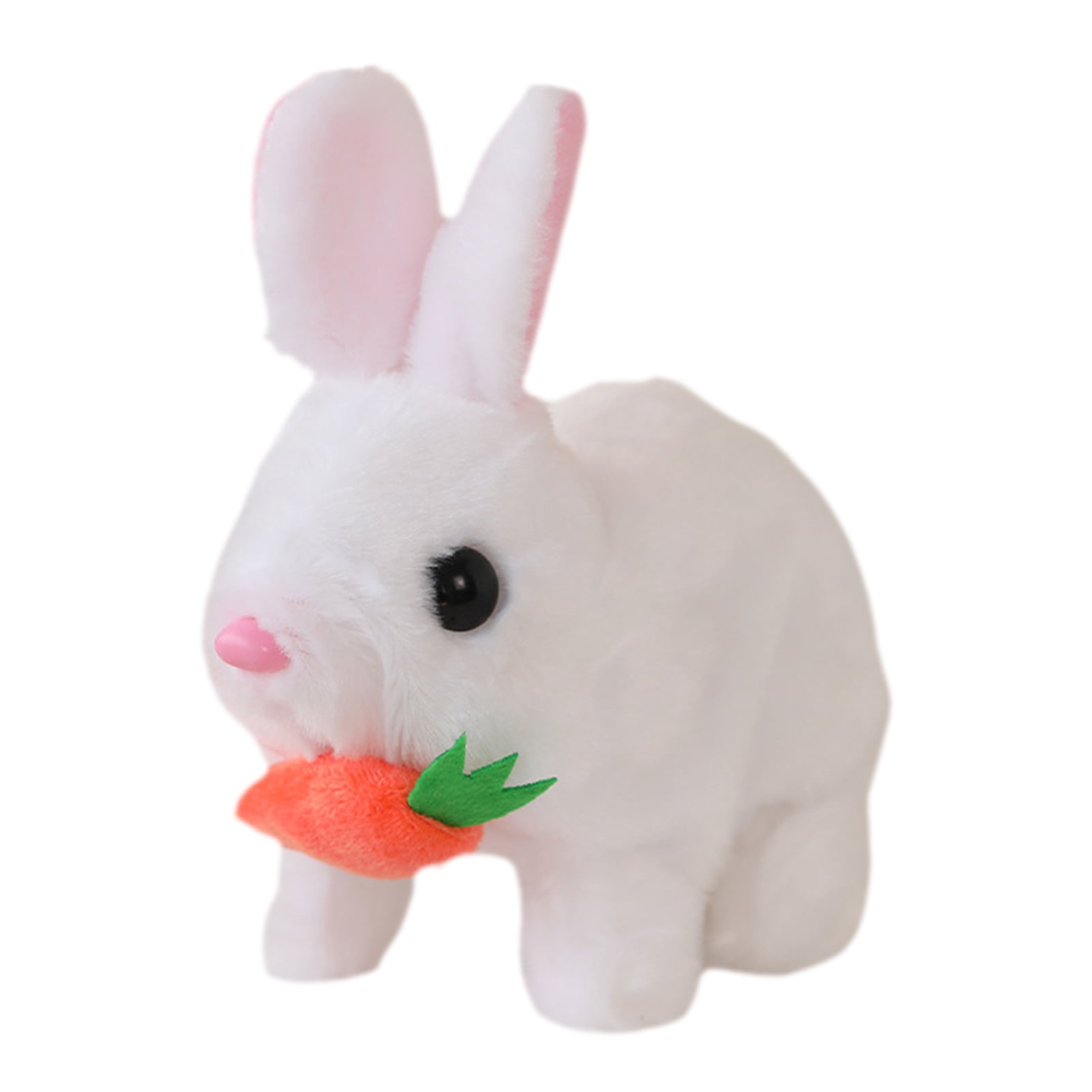 Electric Plush Rabbit Toy Interactive Jumping Twitching Shaking Ears ...