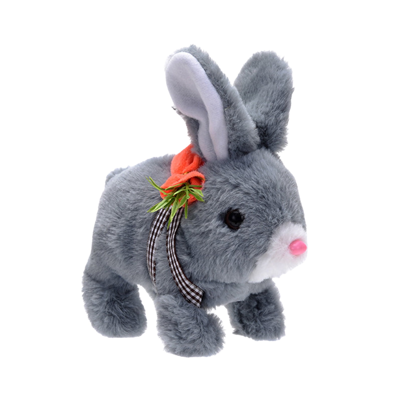 Electric Plush Simulation Rabbit Forward And Backward Ears Glow Long ...