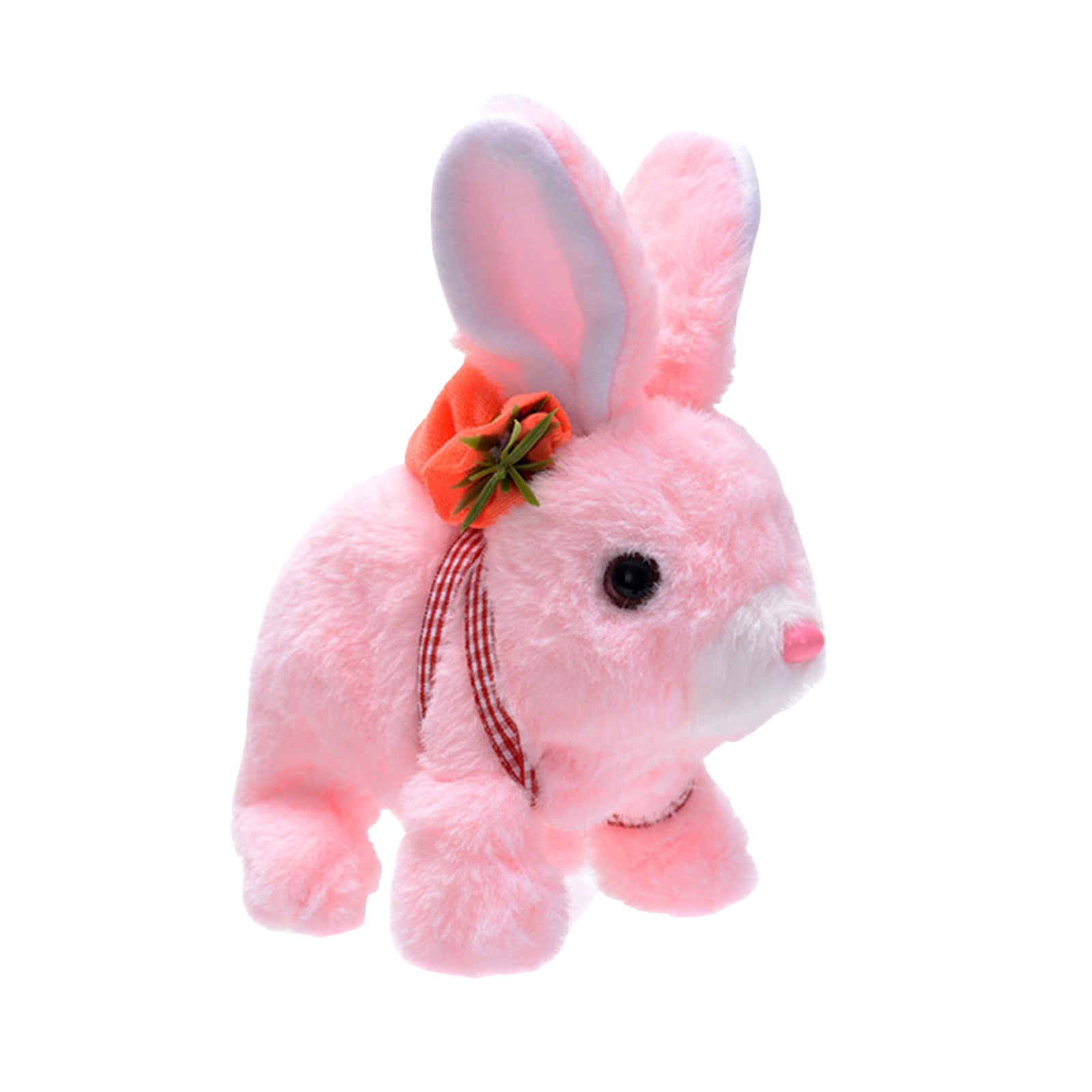 Electric Plush Simulation Rabbit Forward And Backward Ears Glow Long ...