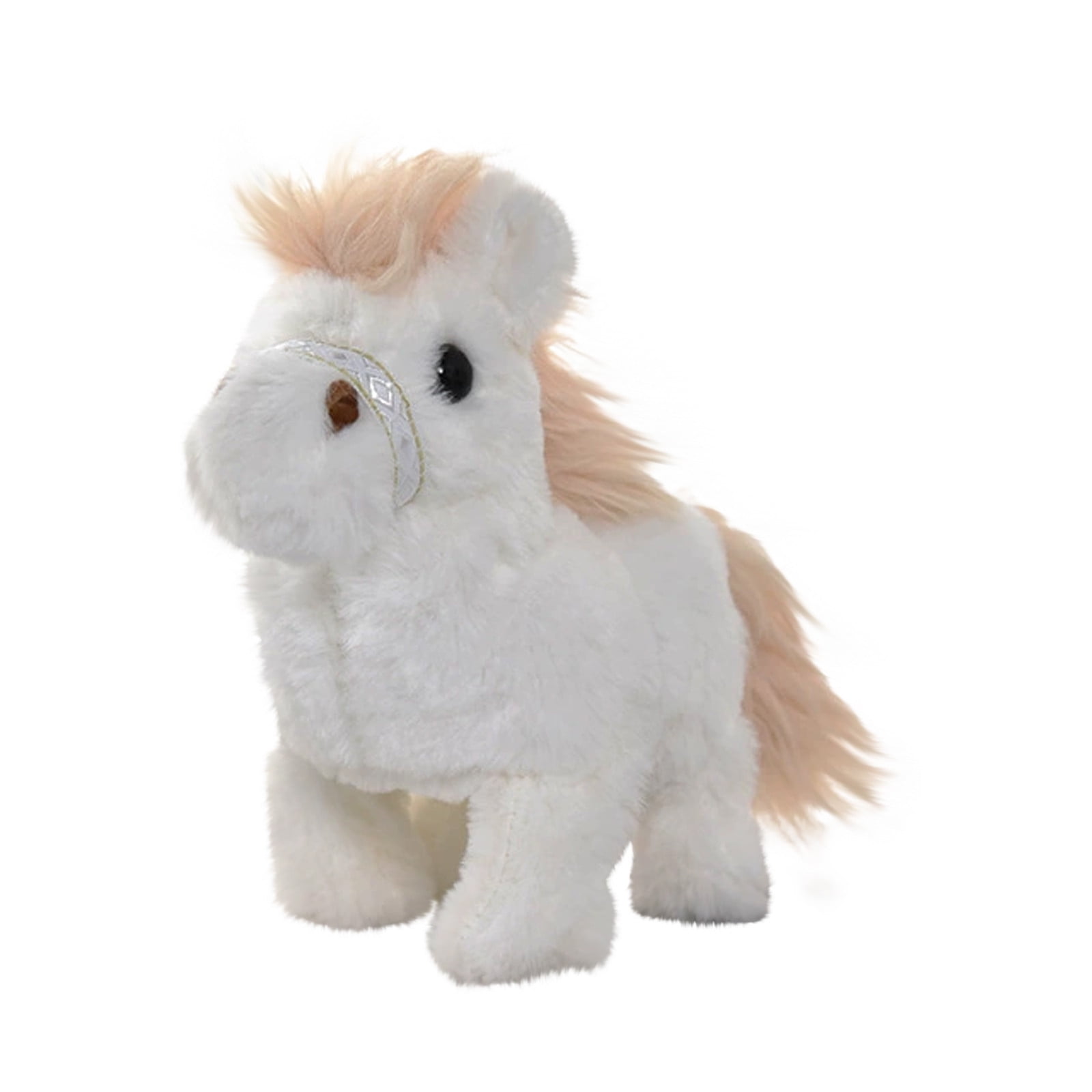 Electric Pony Plush Toy,Interactive Realistic Pony Model Ornaments ...