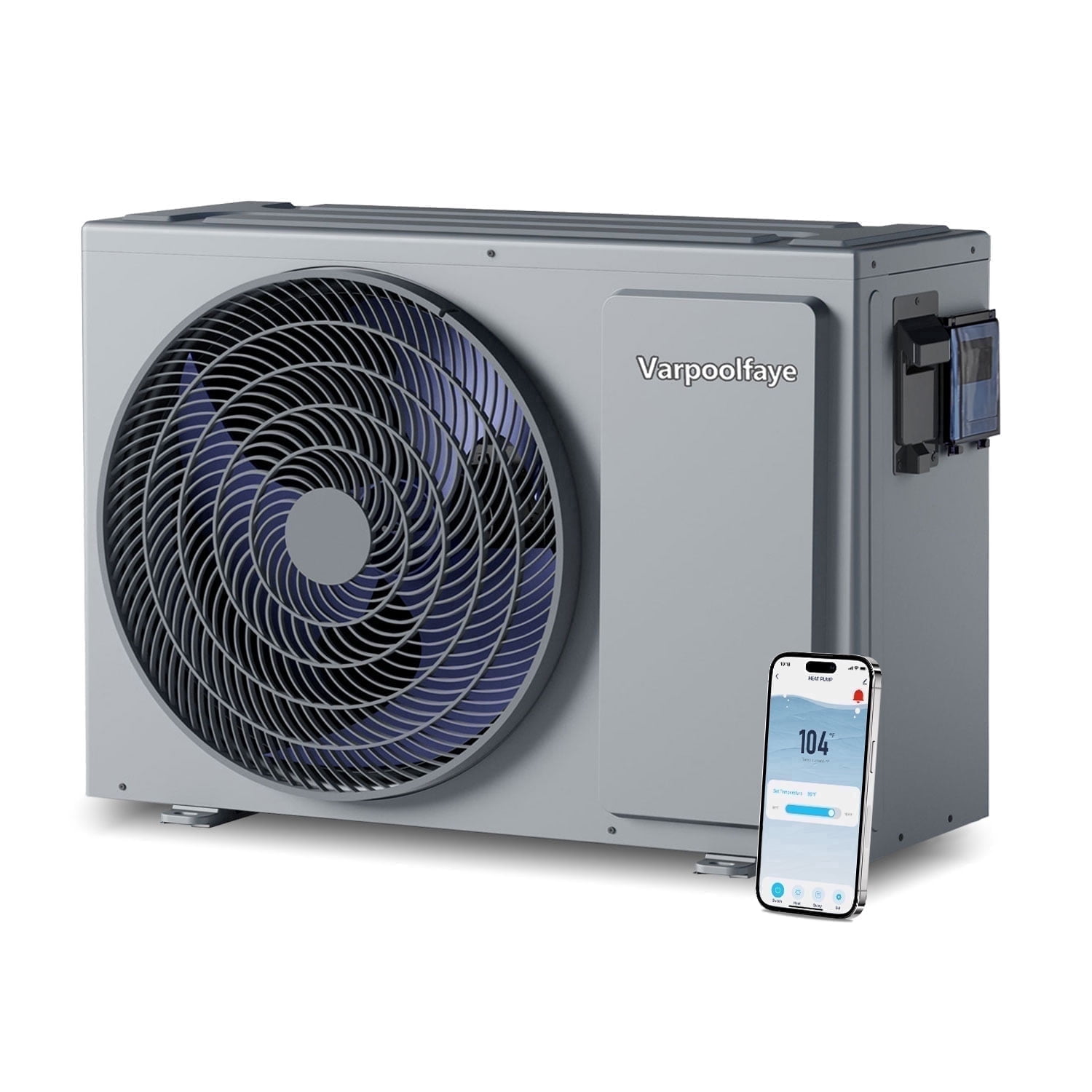 Electric Pool Heater Pump, Pool Water Heater for Above Ground Pools ...
