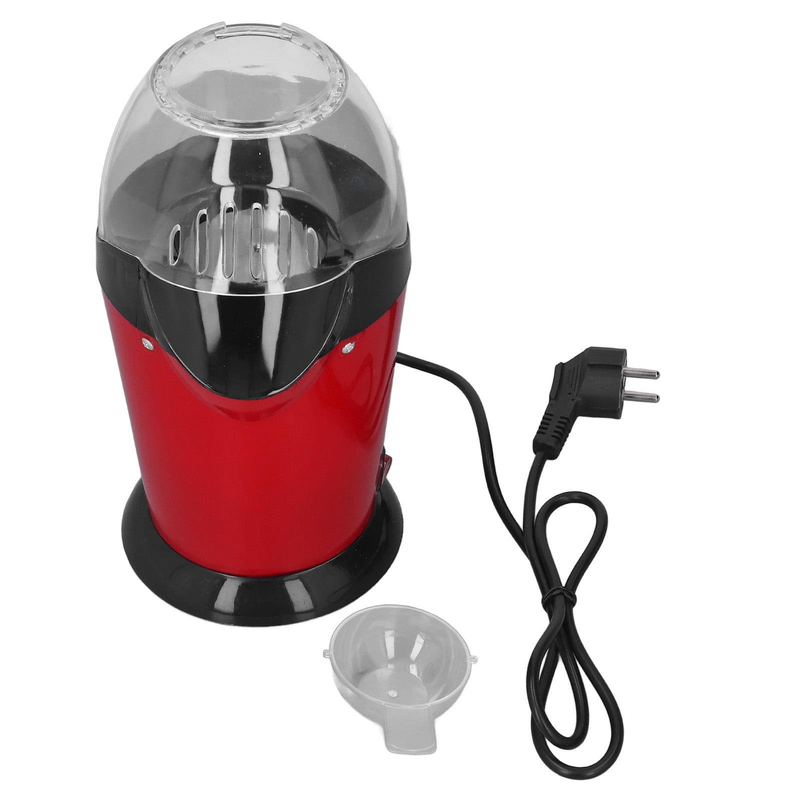 Electric Popcorn Maker High Speed Hot Air Red Small 1200W Portable ...