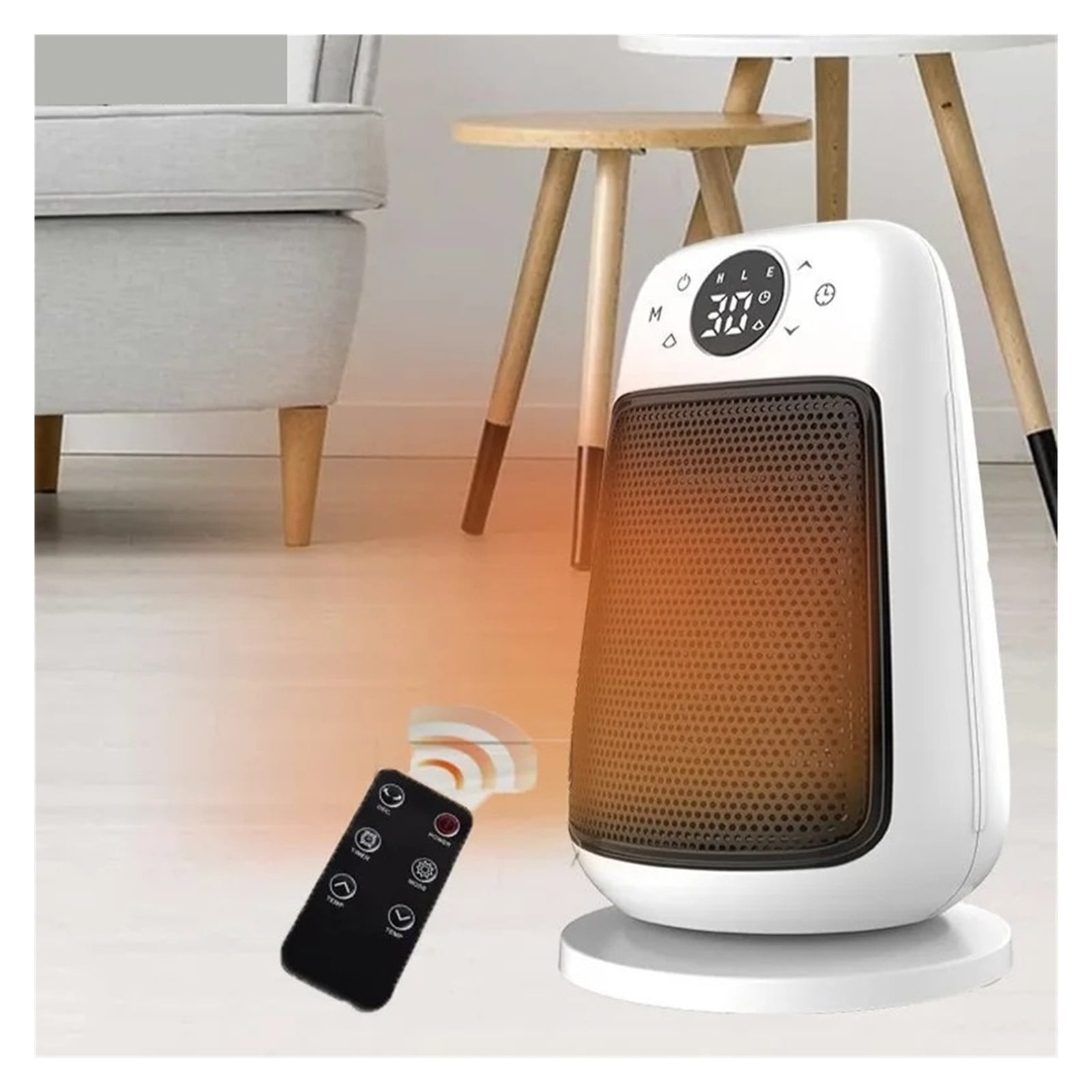 Electric Portabale Warmer Desktop Warm Air Blower Home Heaters Office ...