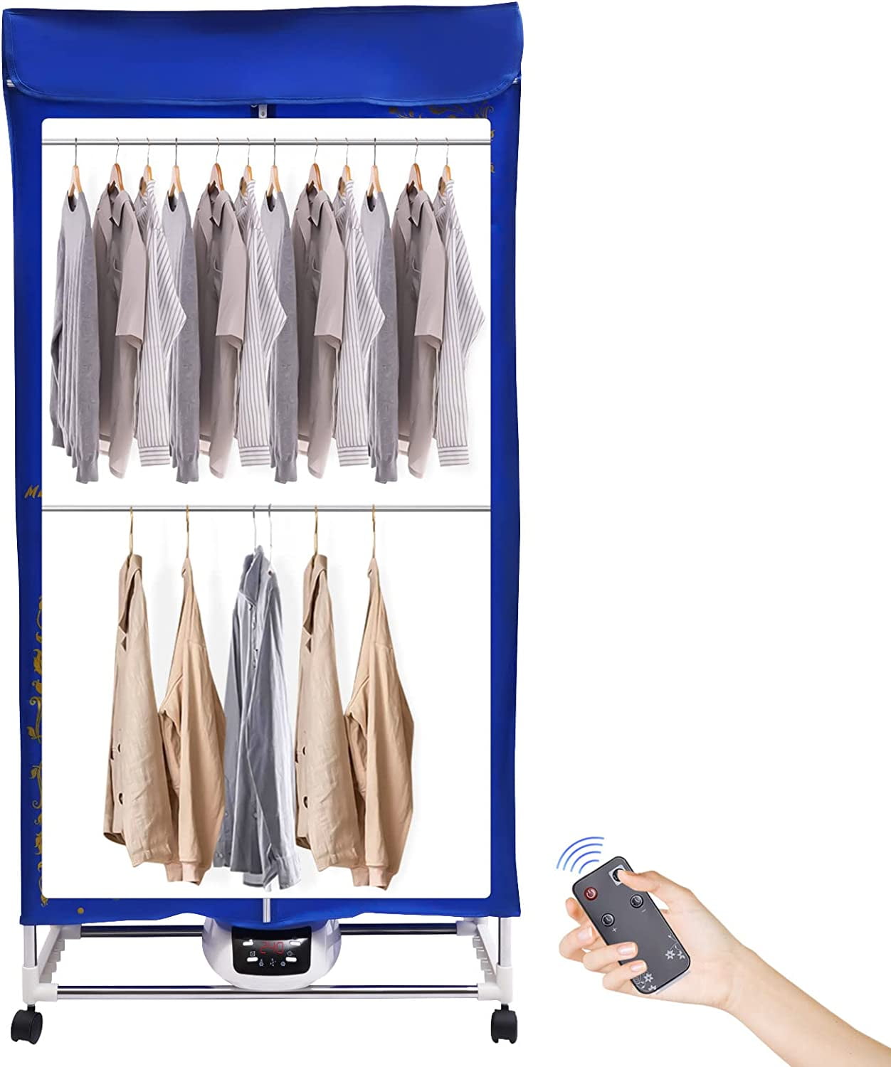 Electric Portable Clothes Dryer Travel Mini Dryer Machine with ...