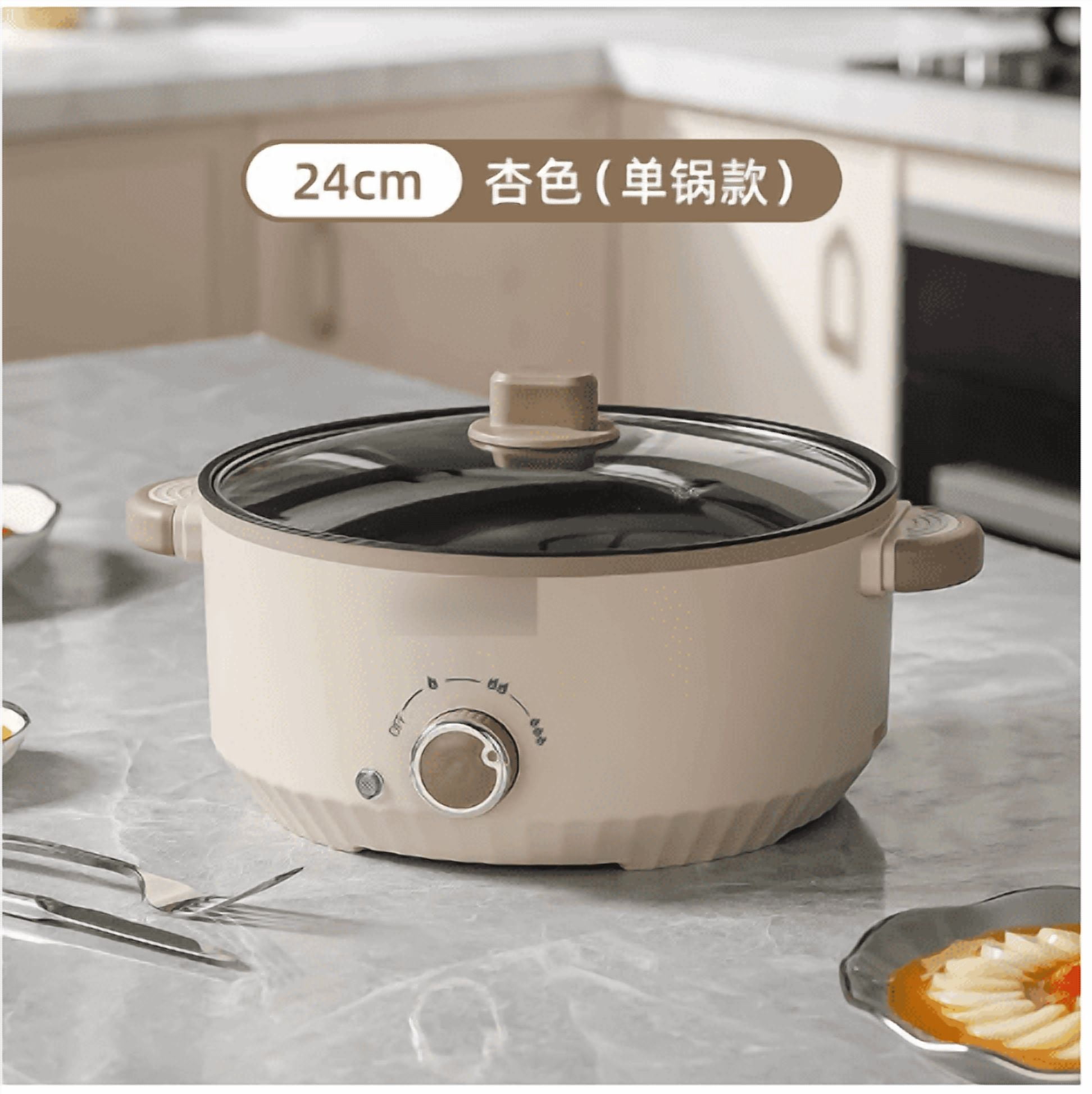 Electric Pot, 3L Multi-Function Electric Hot Pot Cooker, Non-Stick ...