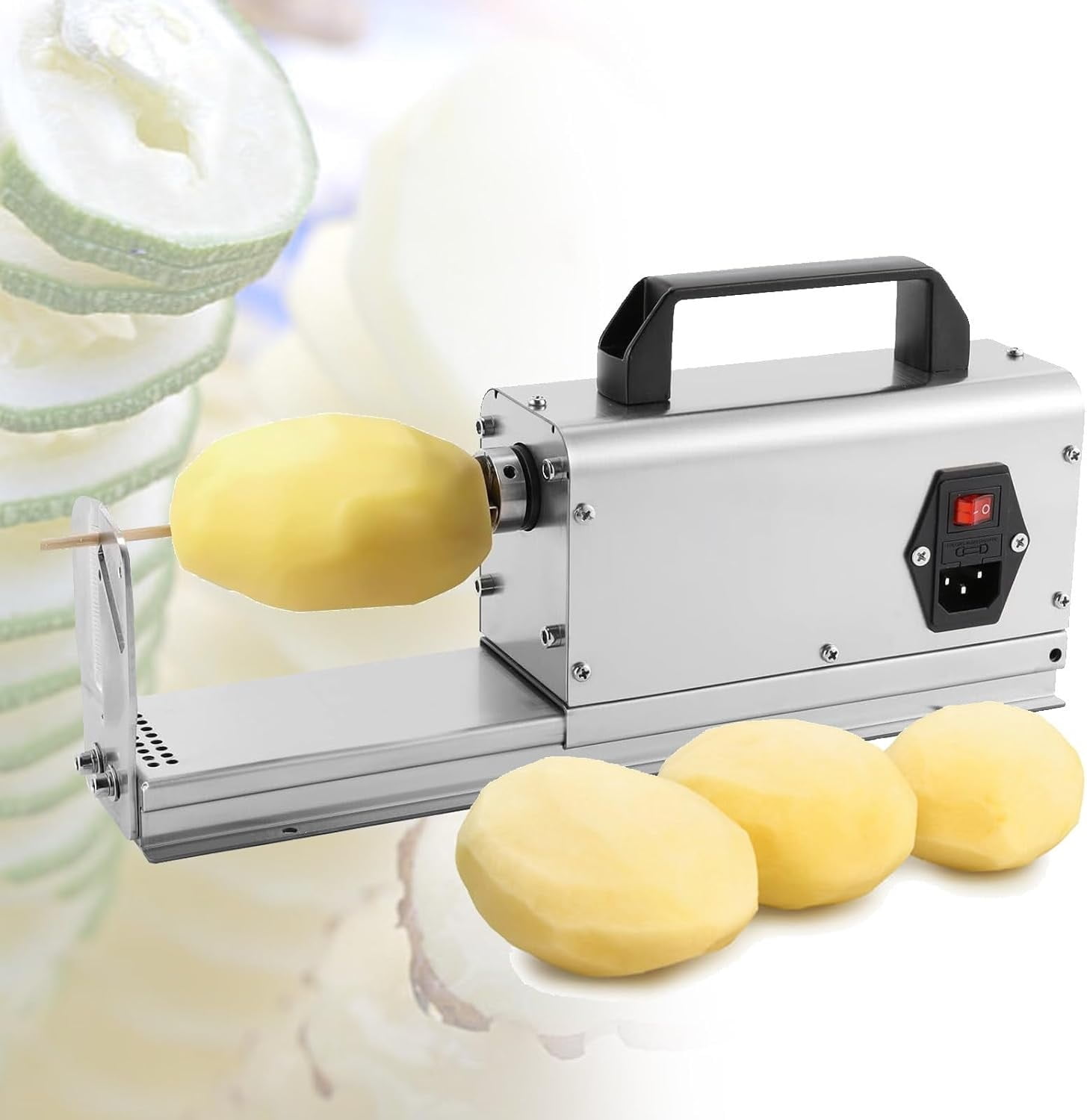 Electric Potato Spiral Cutter, Commercial Tornado Potato Twister ...